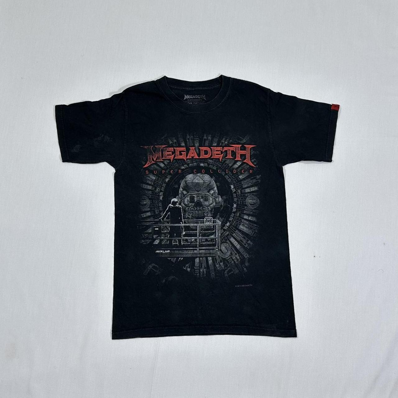 Megadeth Shirt Megadeth Grunge Punk Band Tee Black... - Depop