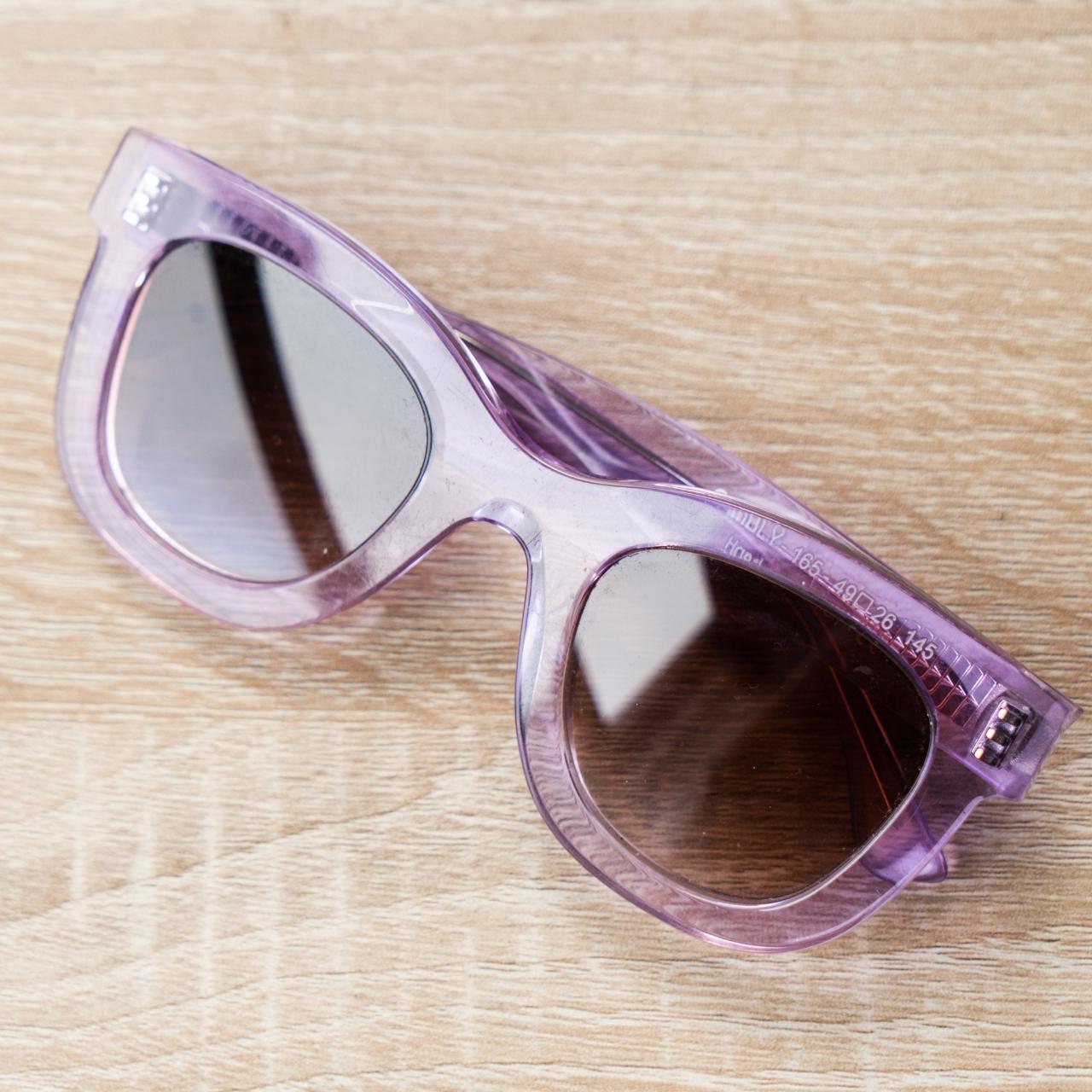 + THIERRY LASRY GAMBLY SUNGLASSES + color: purple •... - Depop