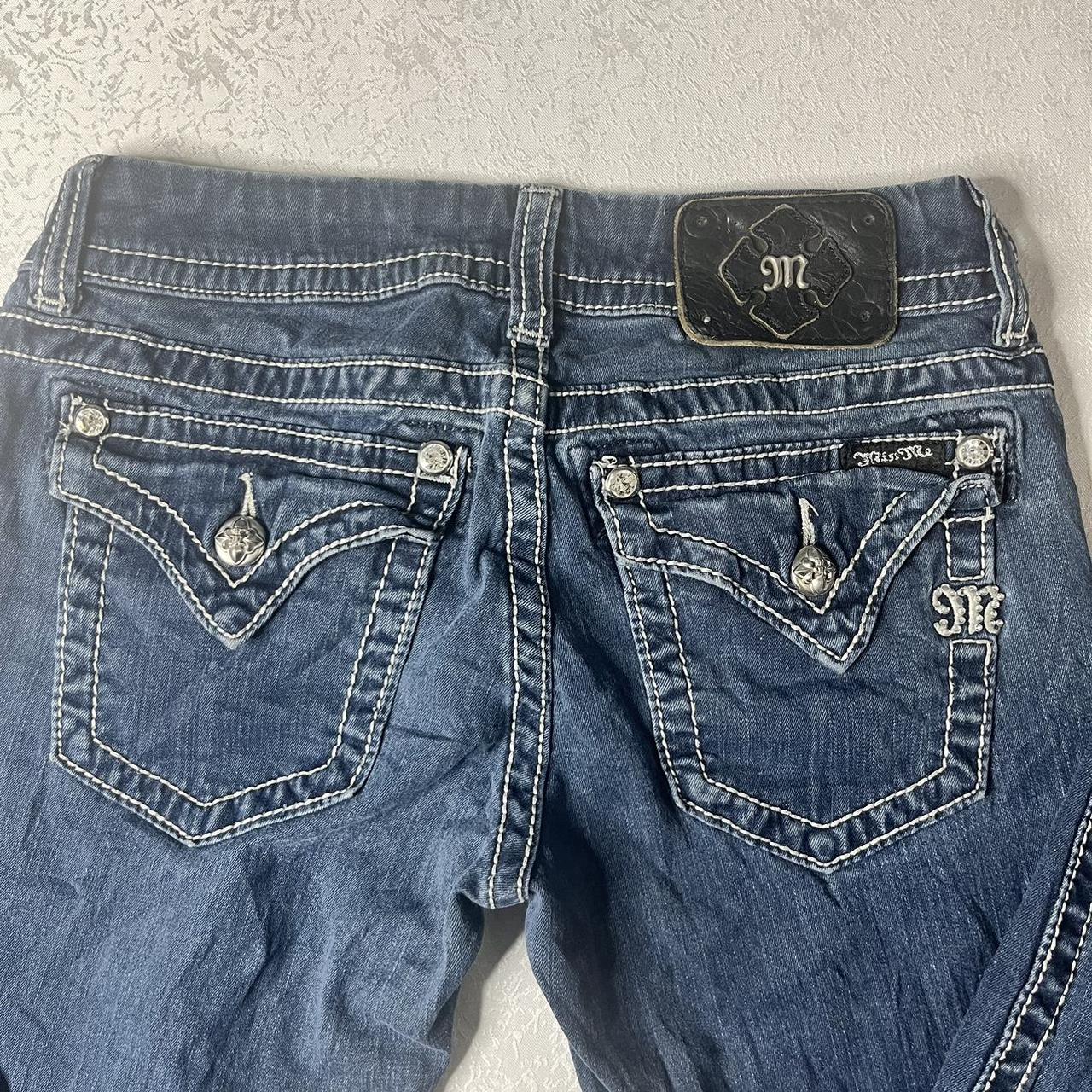 simple skinny miss me jeans size 27 - Depop