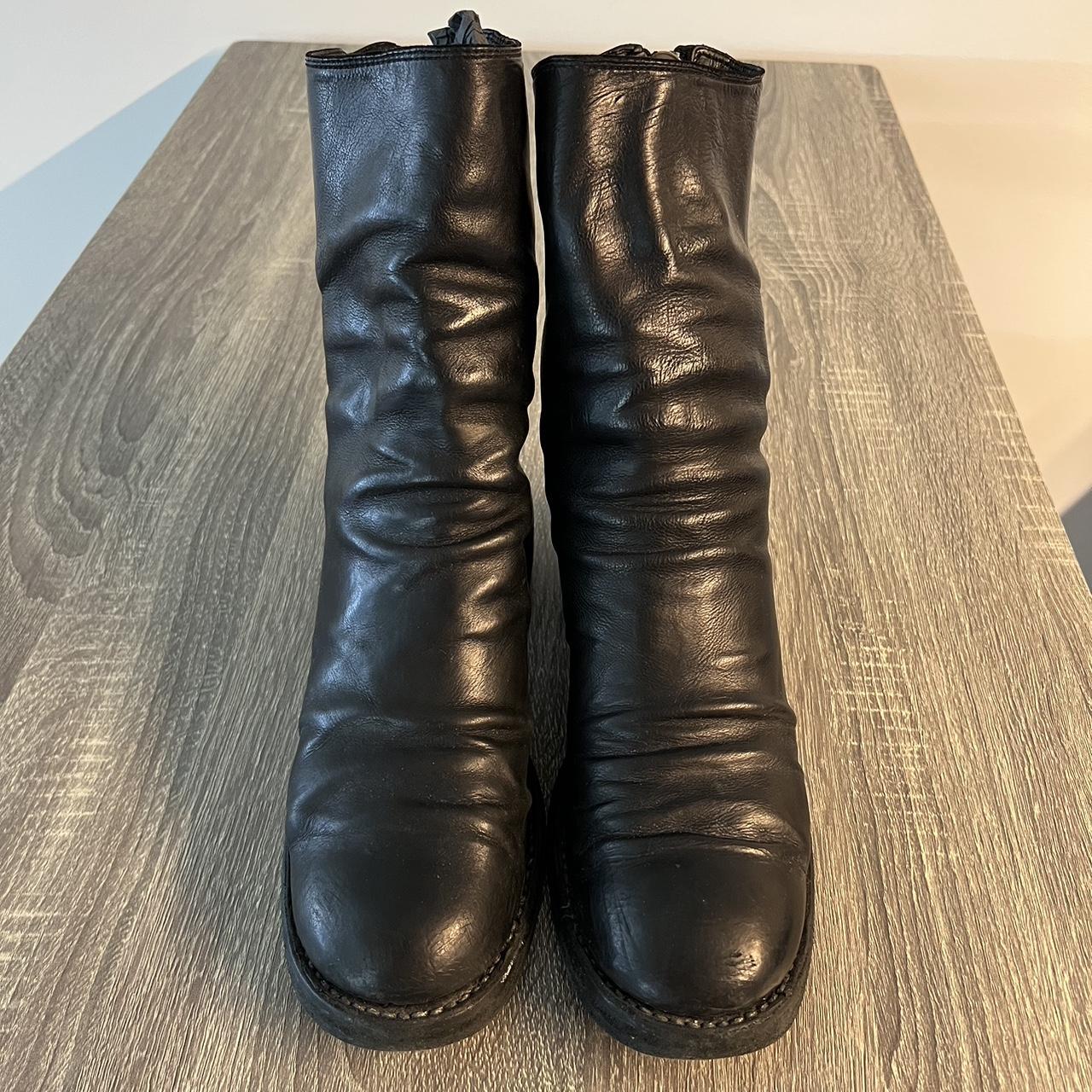 Guidi 788Z Back Zip Boots Handcrafted ankle-high... - Depop