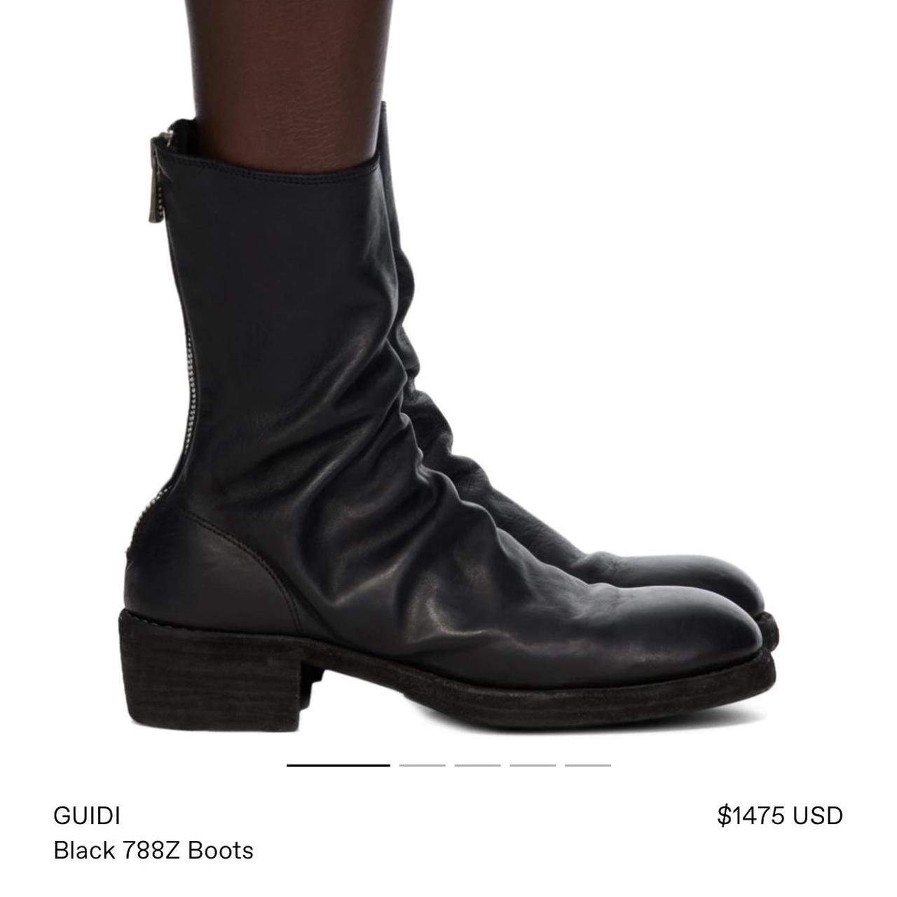 Guidi 788Z Back Zip Boots Handcrafted ankle-high... - Depop