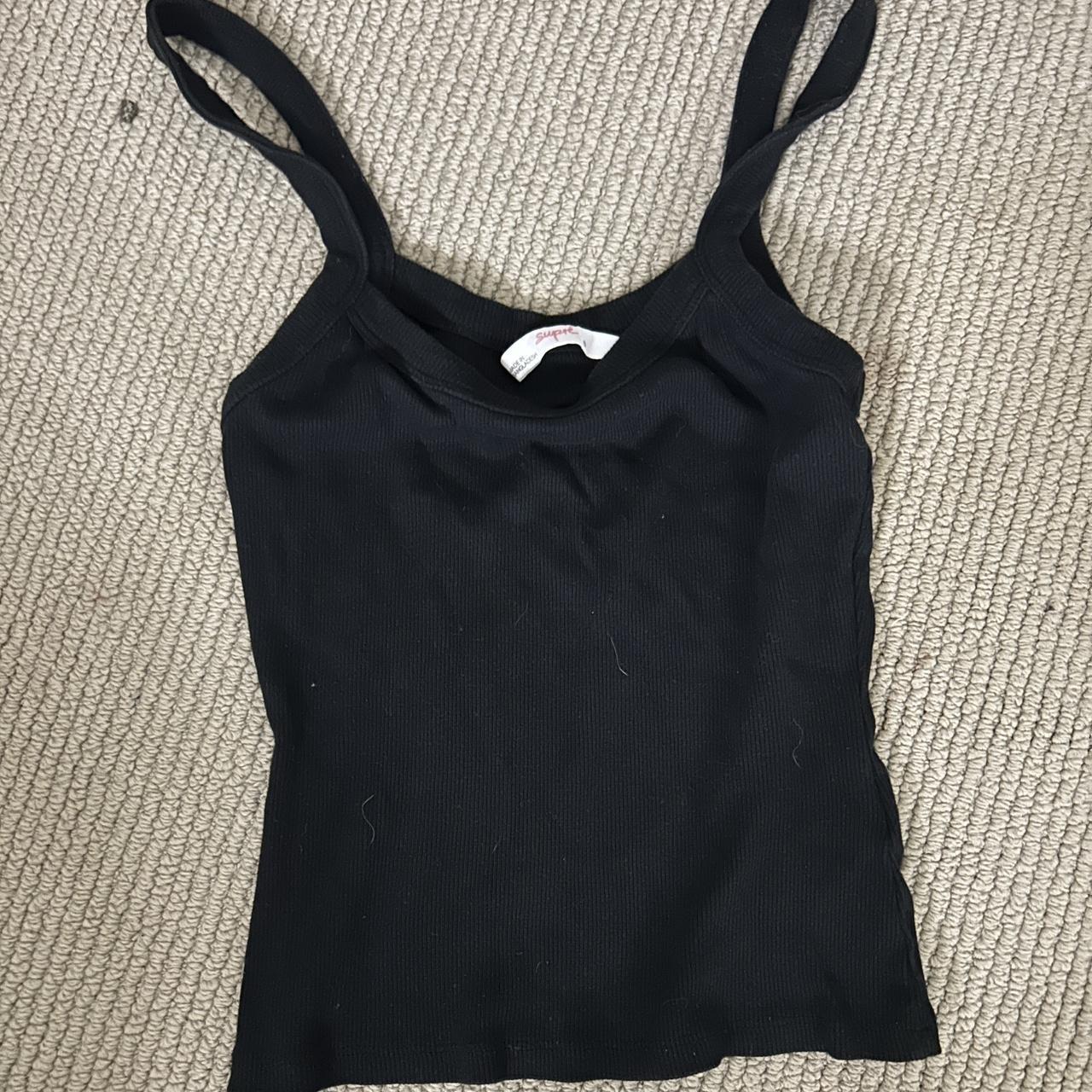 black riri tank - Depop