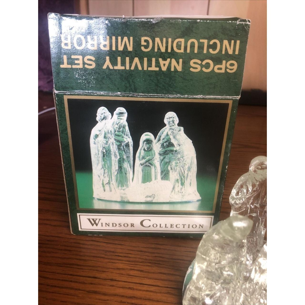 Windsor Collection Glass Nativity Set 6 Pieces with... - Depop