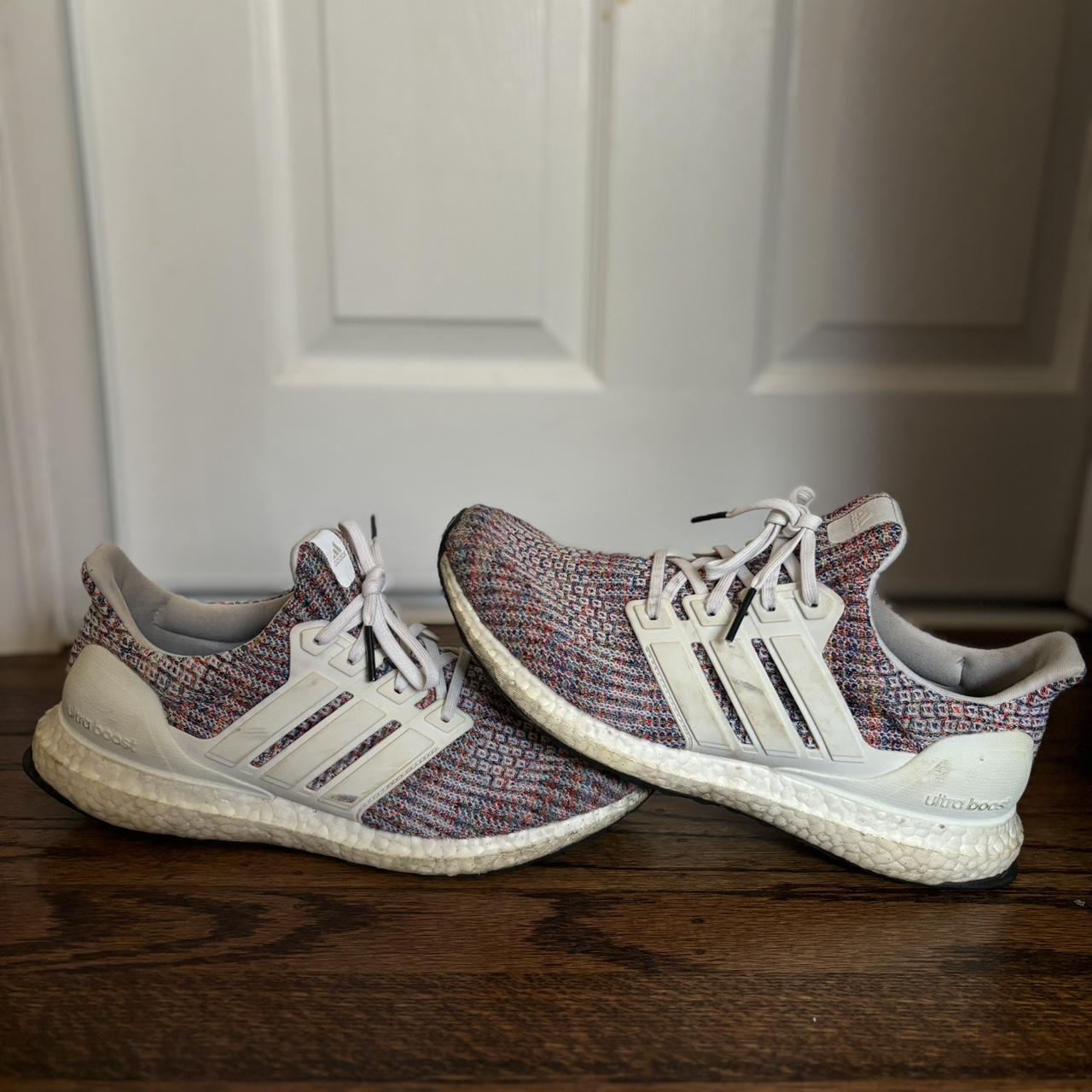 Adidas UltraBoost 4.0 Multicolor Rainbow Size: 8.5... - Depop