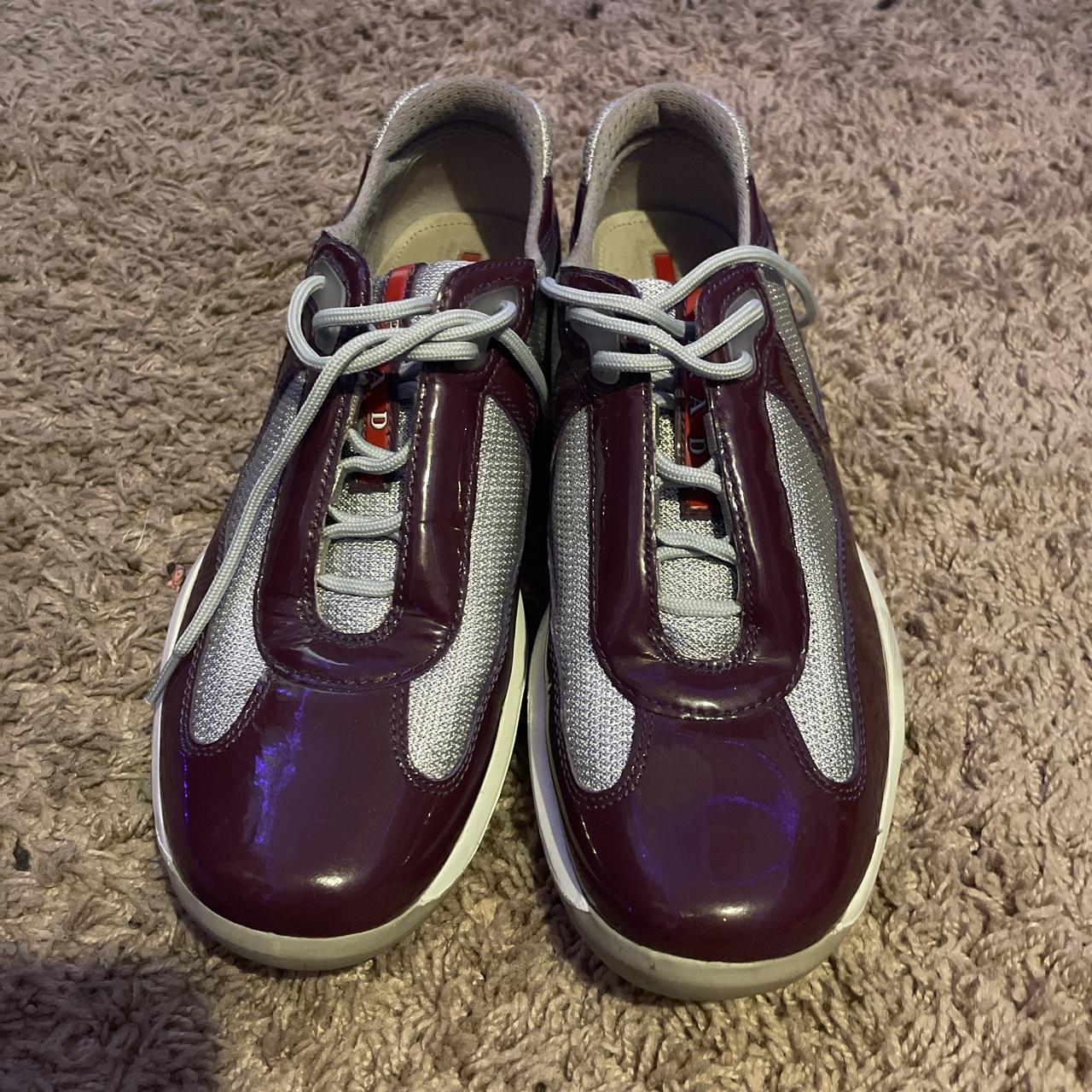 Prada Woman Americas Cup sneakers Size 7.5 some... - Depop