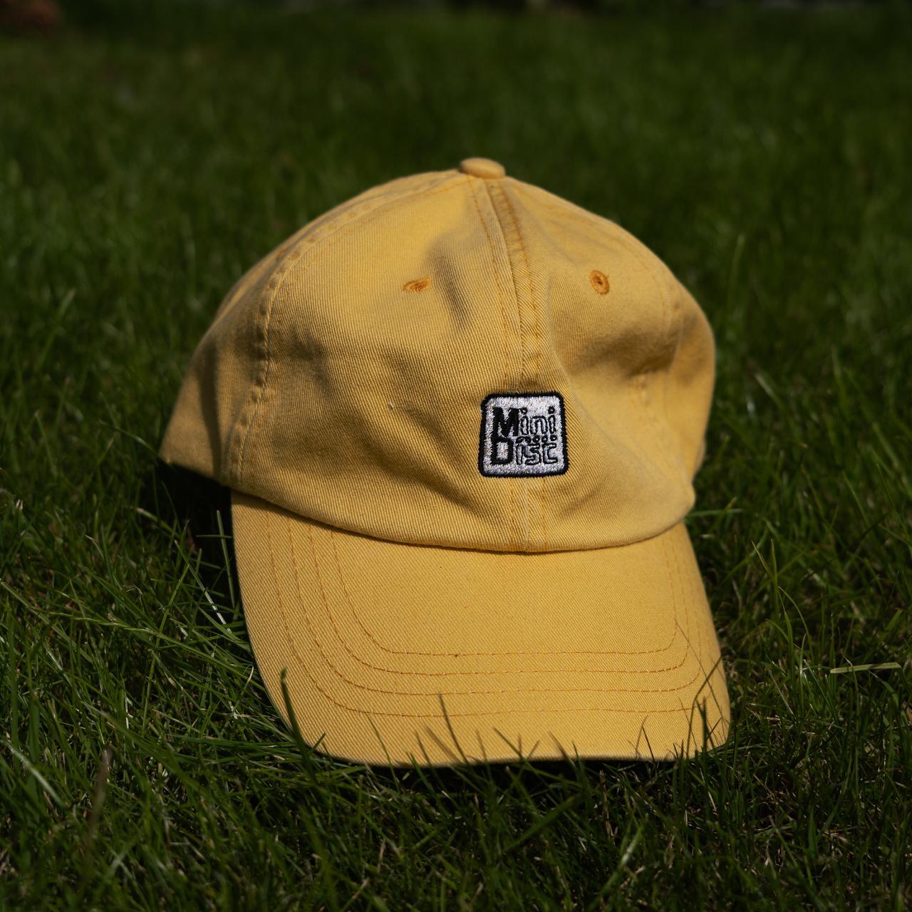 MiniDisc Cap! - Mustard yellow cap - 100% Chino... - Depop