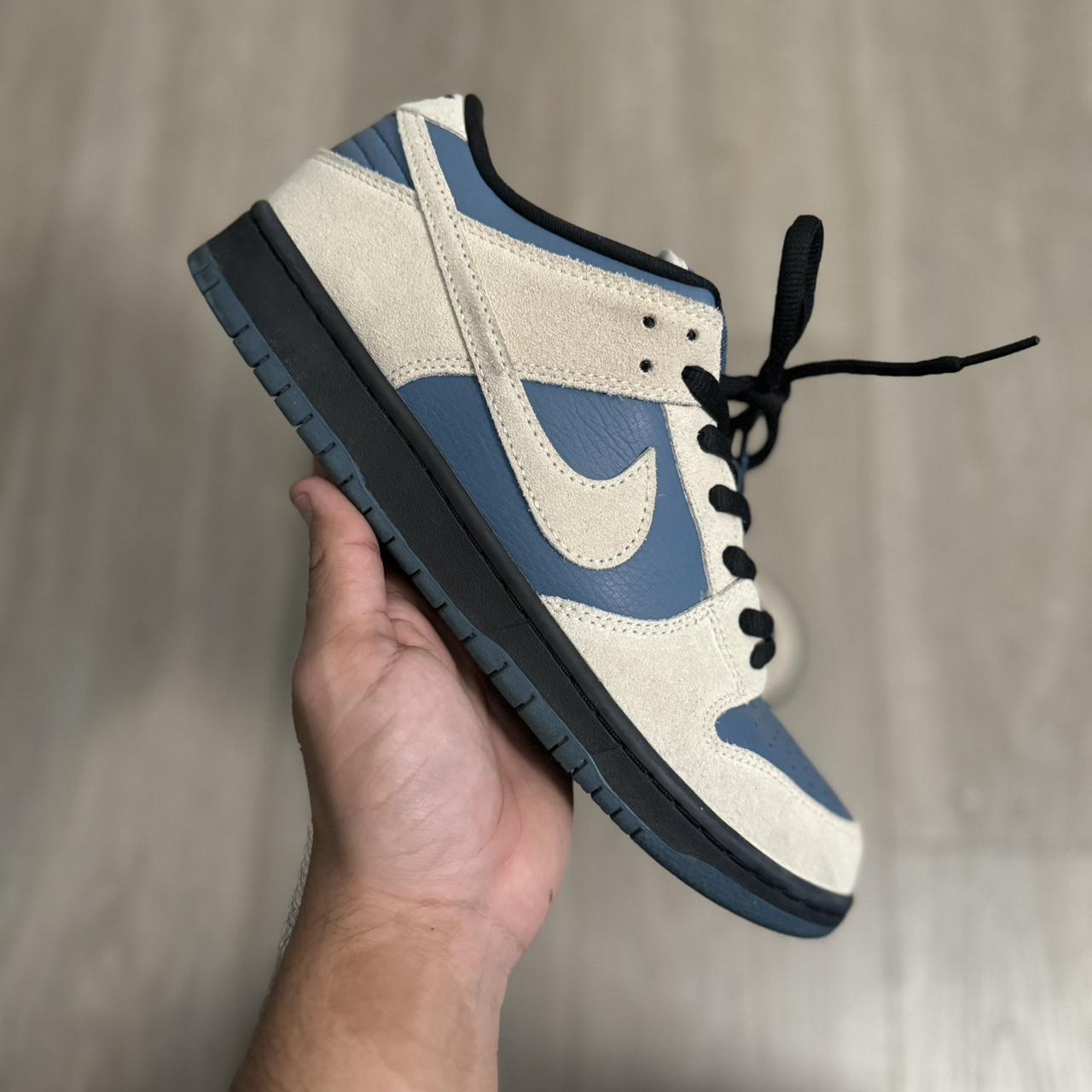 Nike SB LIGHT CREAM THUNDERSTORM DUNKS SIZE... - Depop