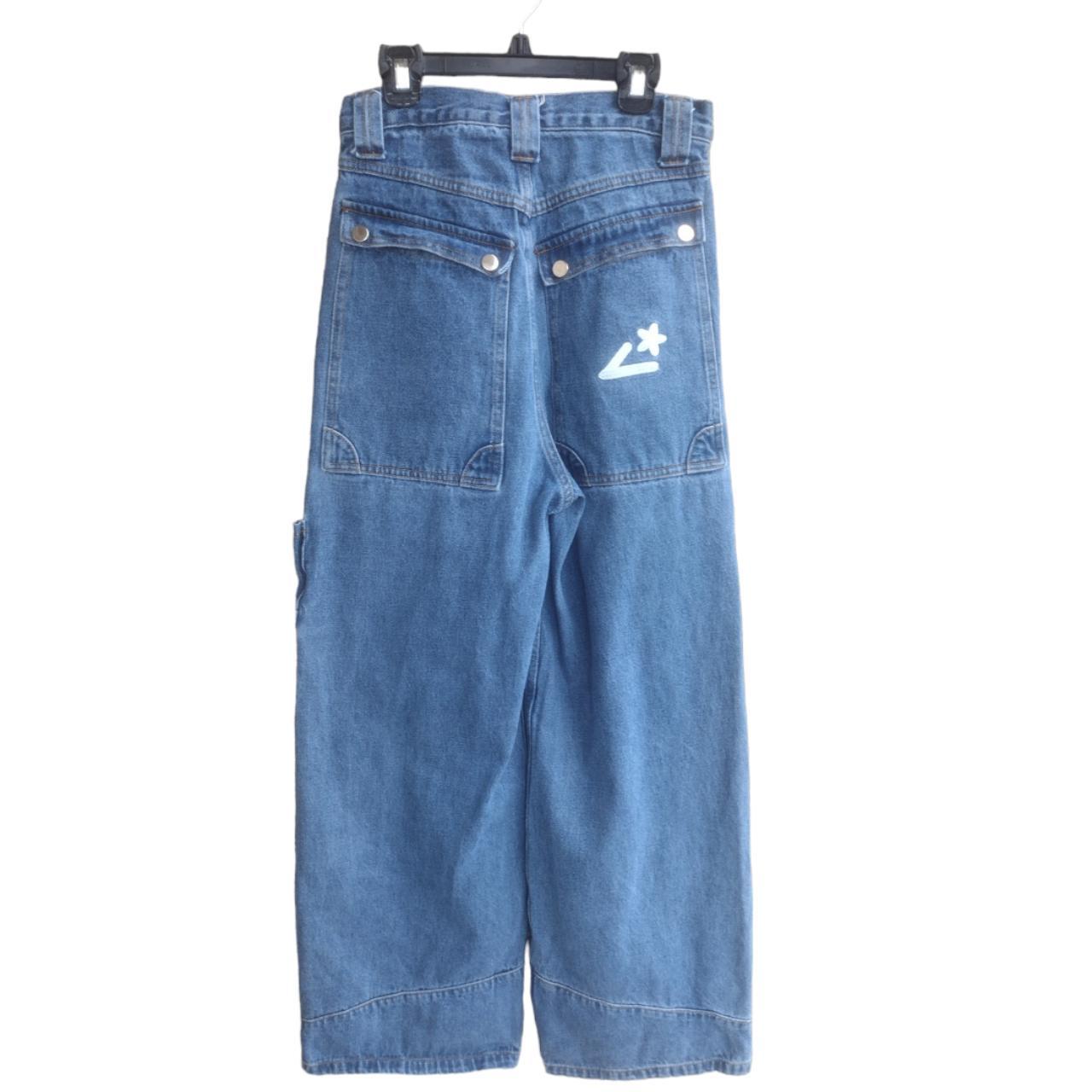 Liquid Lagoon Cargo Skater Blue Jeans Sold Out... - Depop