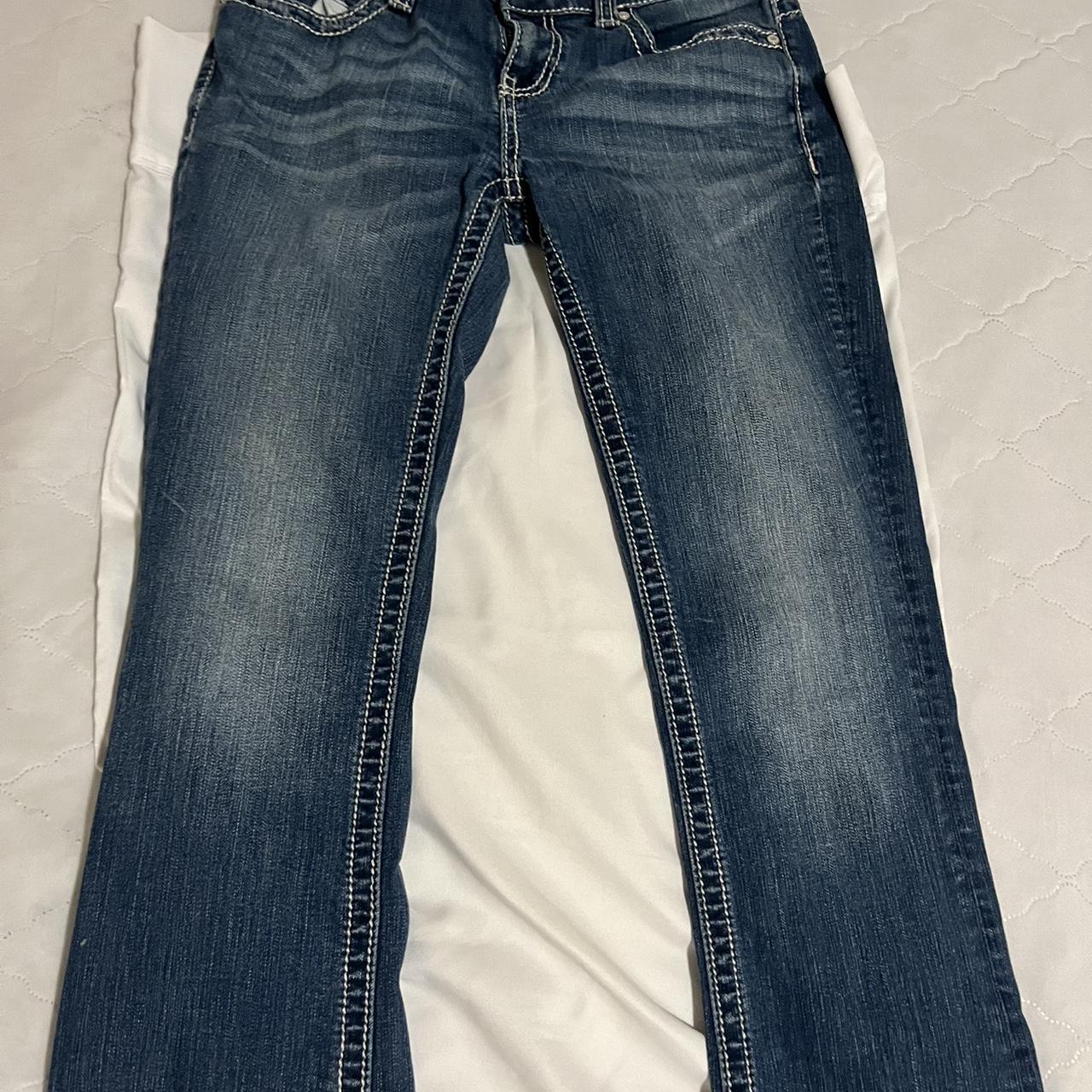 Low rise bootcut jeans - super cute! - Depop