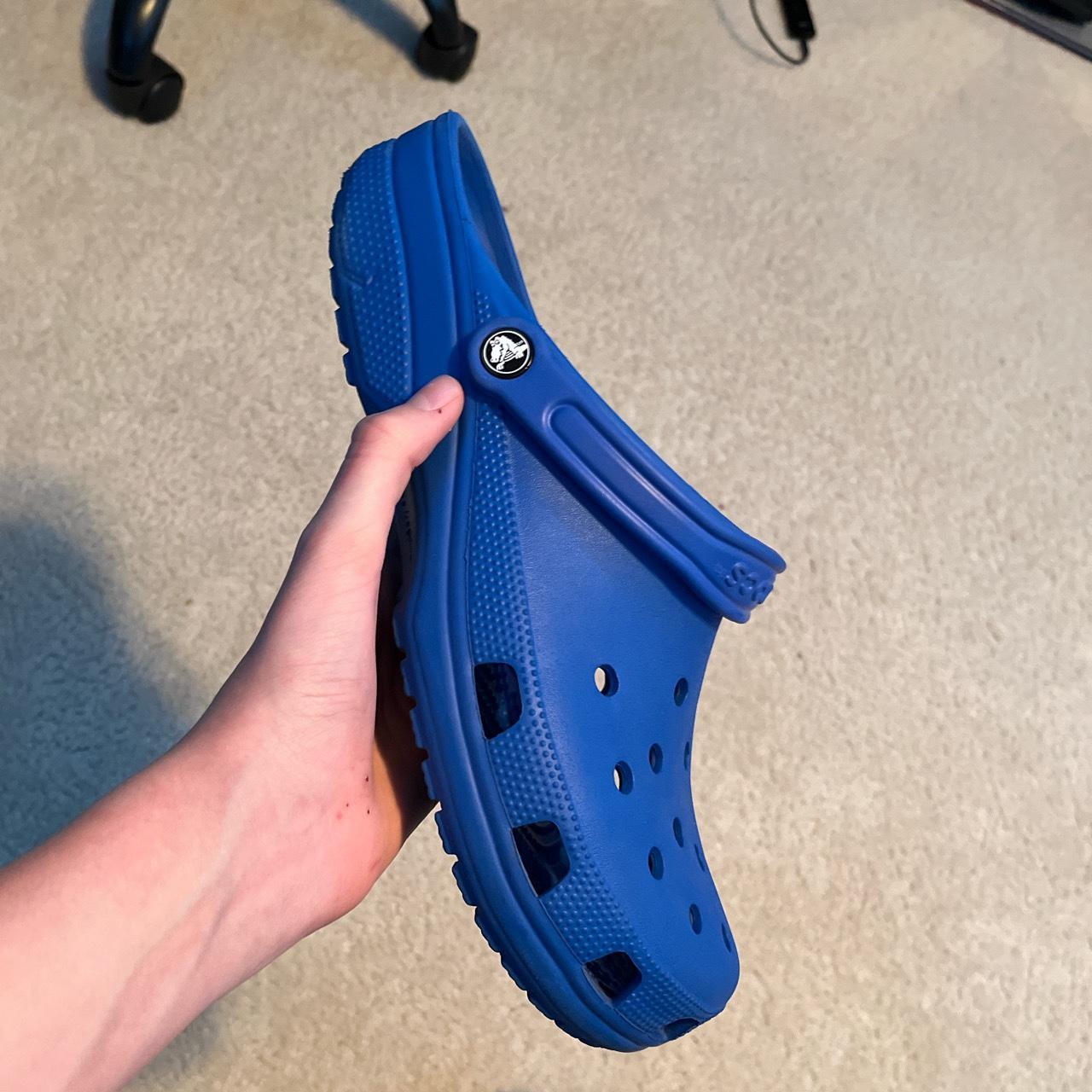 Blue crocs size 13 only worn a a few times like 3 or... - Depop