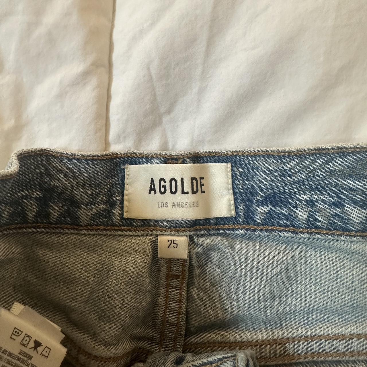 AGOLDE Size 25 Light Wash Jeans - Depop