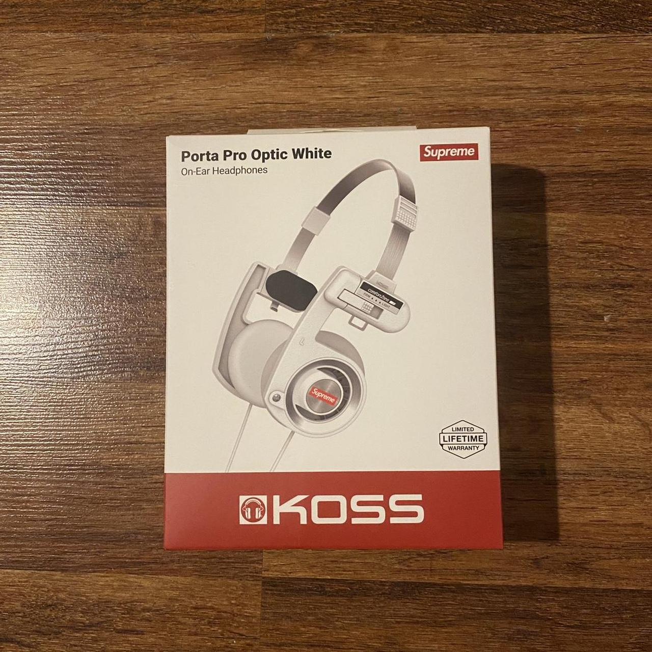 Supreme Koss PortaPro Headphones Brand new Message... - Depop