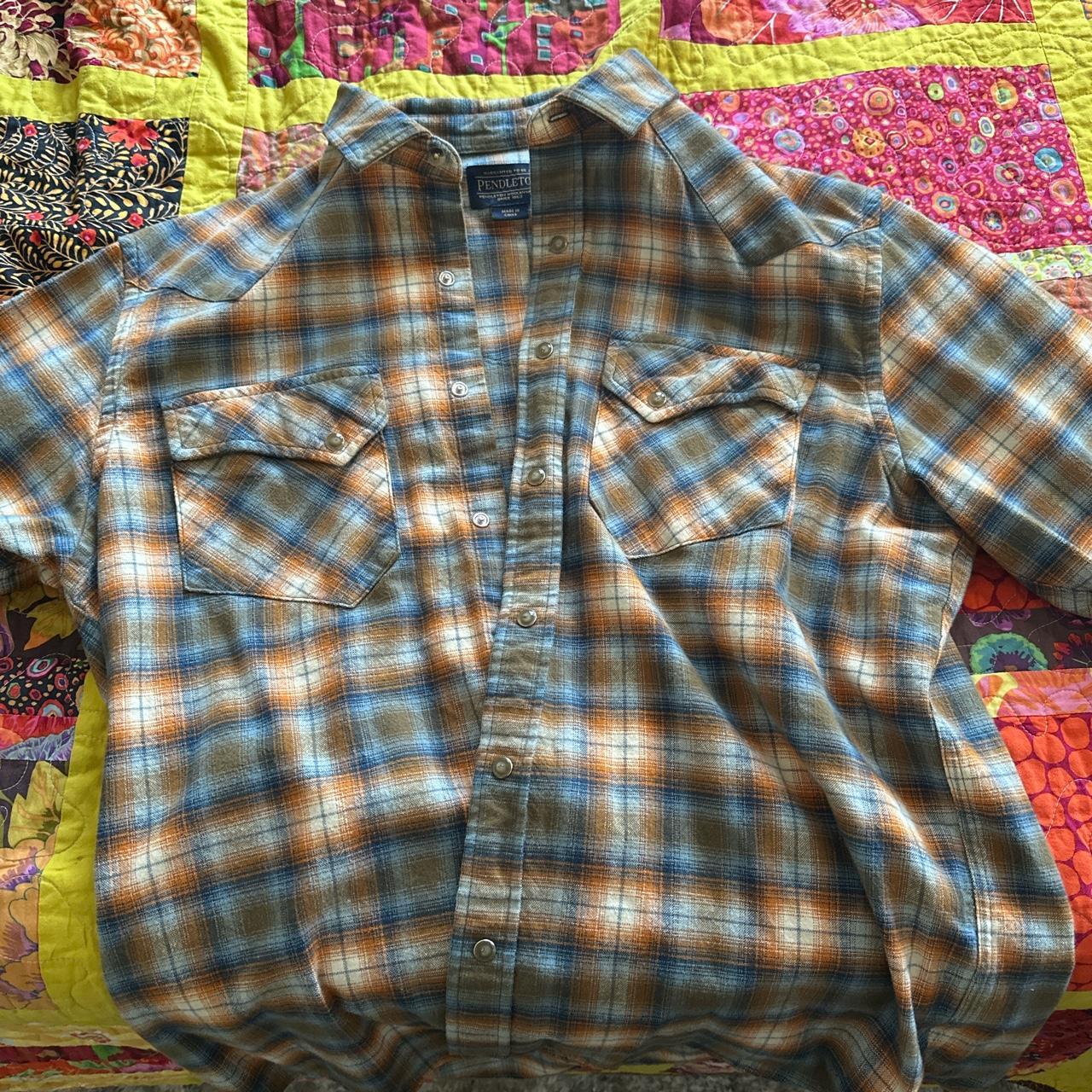 Pendleton flannel in new condition - bought to big... - Depop