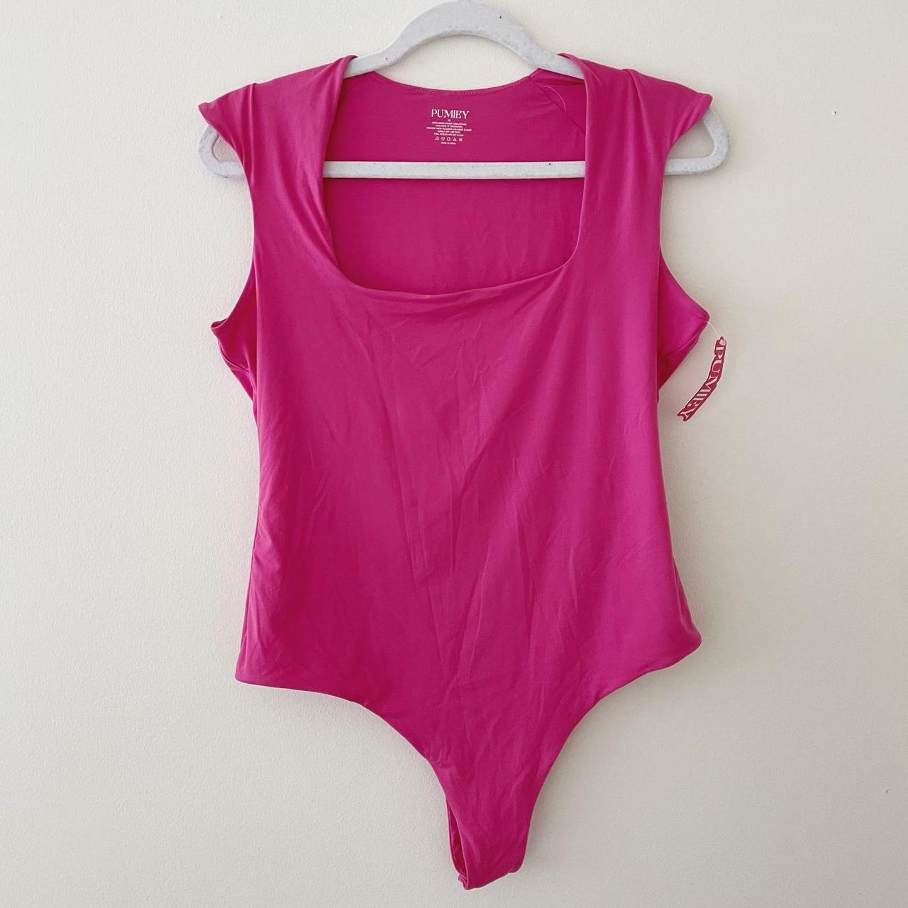 Pink bodysuit - Depop