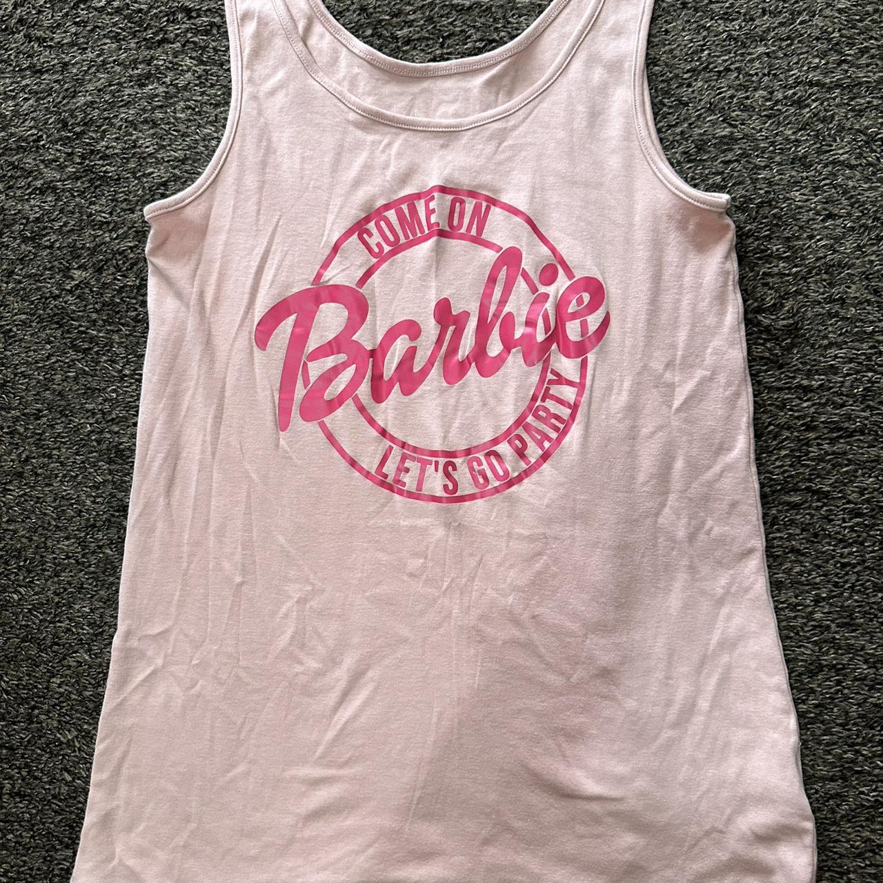 Barbie tank top in good condition. - Depop