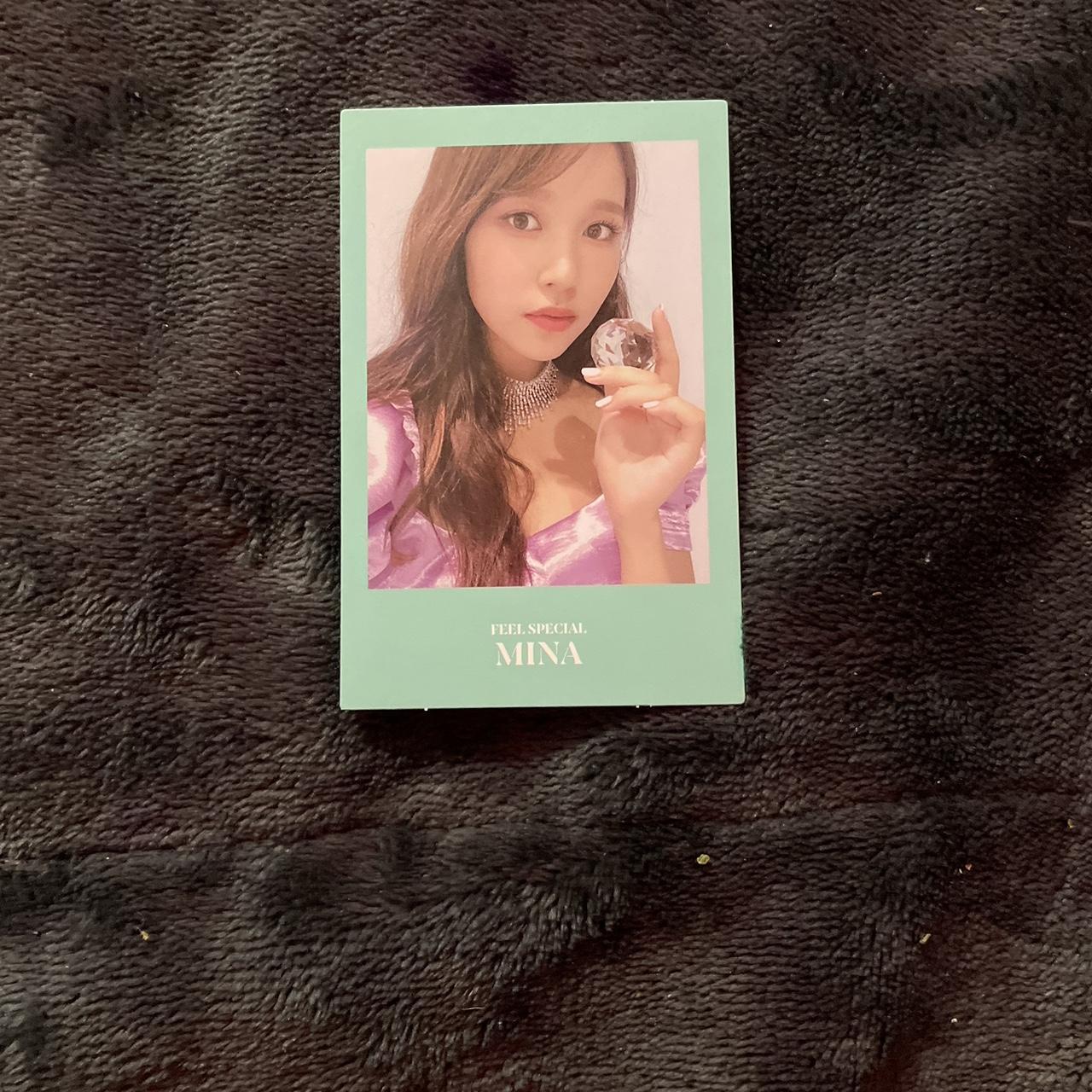official twice mina photocard - Depop