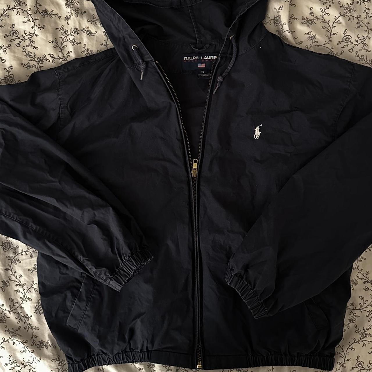 Ralph Lauren Polo navy zip up jacket - Depop