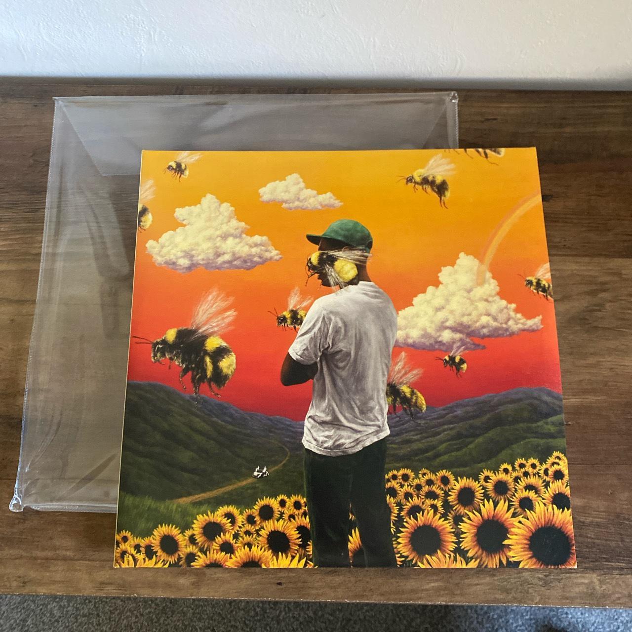 Tyler the creator vinyl (comes with plastic folder)... - Depop