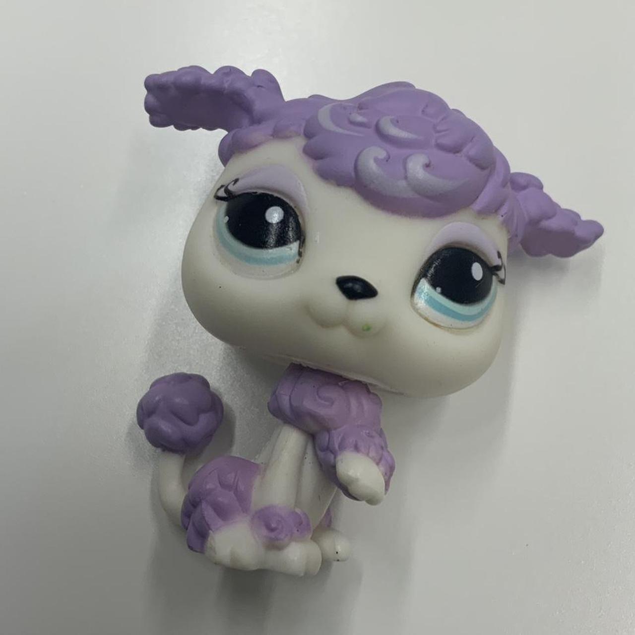 purple littlest pet shop poodle #lps this pet has... - Depop