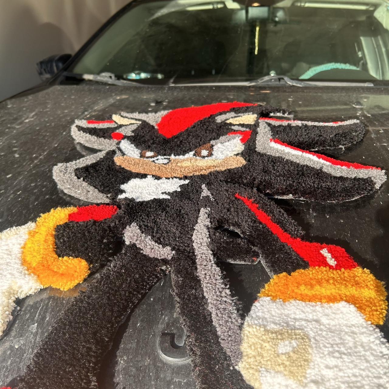 Shadow the hedgehog rug 2x3 I can make any character... - Depop