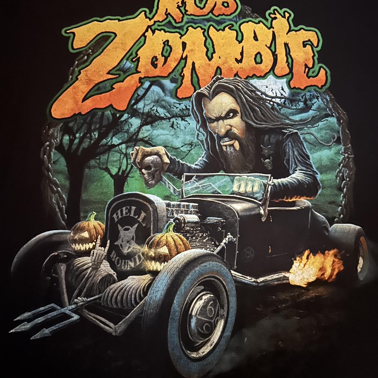 Y2K Rob Zombie t-shirt, perfect condition no... - Depop