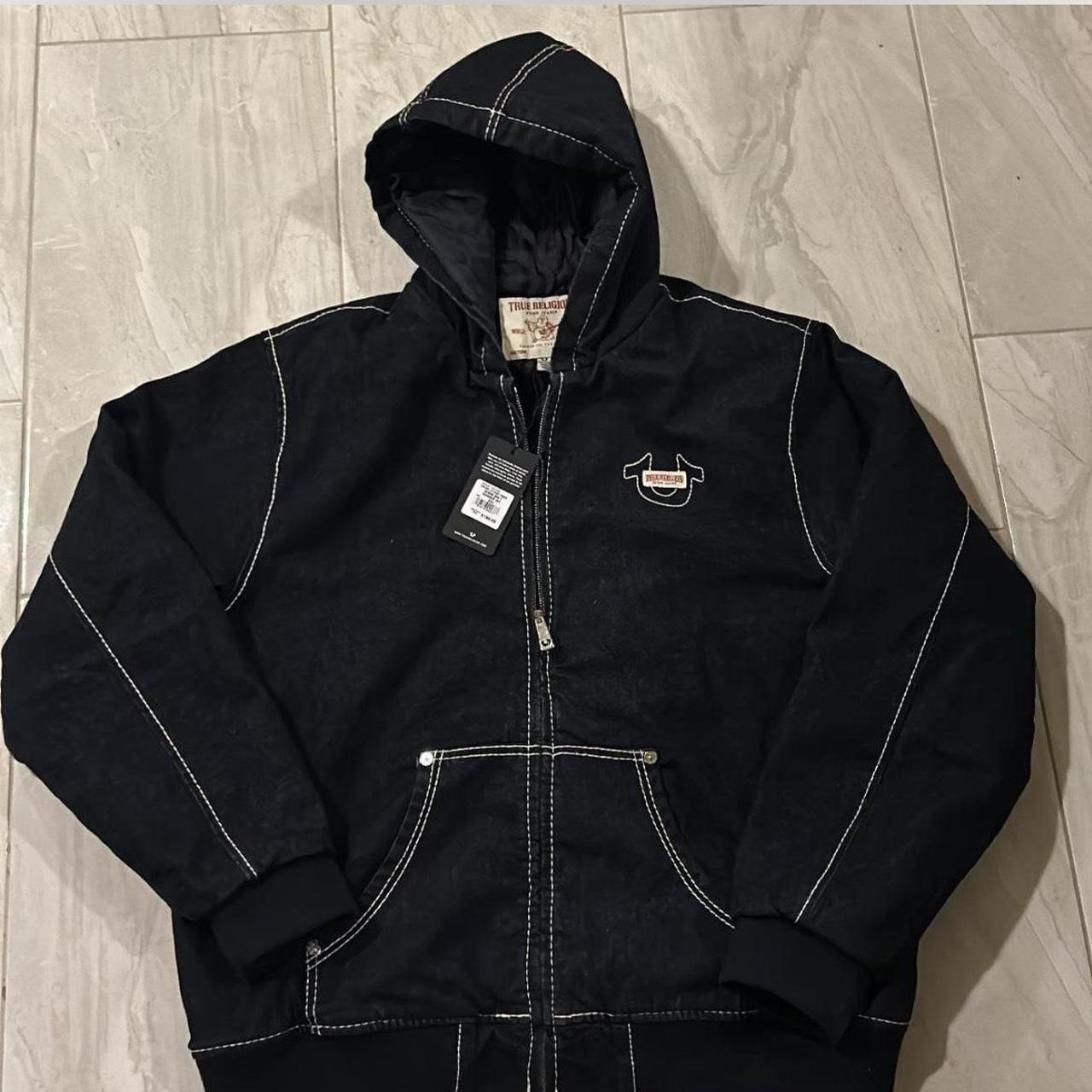 True religion jacket brand new size xxl goses for 150 - Depop