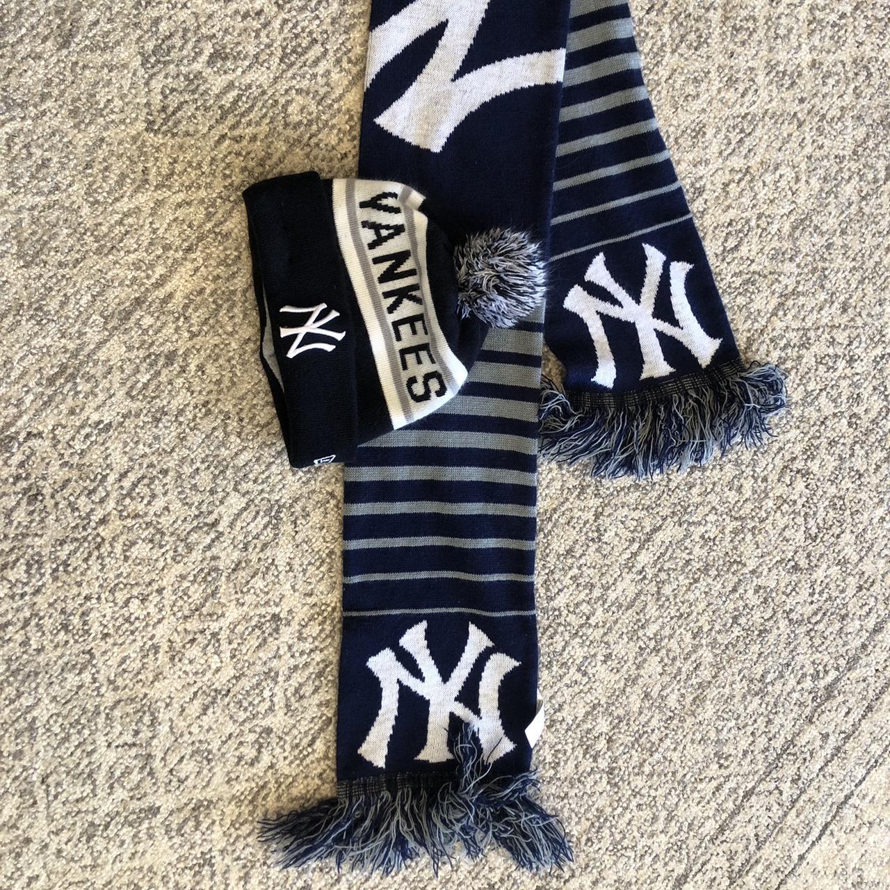 General Merchandise Yankees Scarf and beany 20 for... - Depop