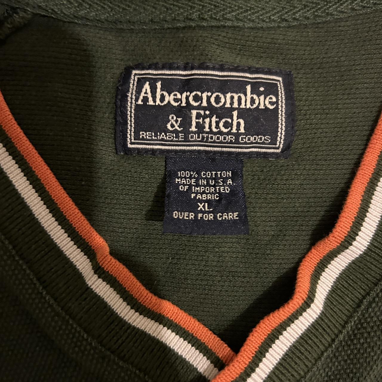 Vintage Abercrombie & Fitch V-Neck Shirt 👕... - Depop