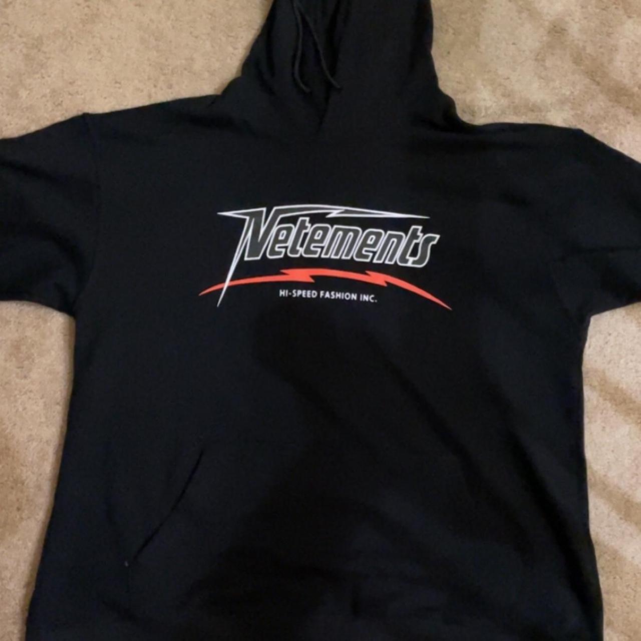 Vetements hi speed hoodie 1:1 REP Worn once - Depop