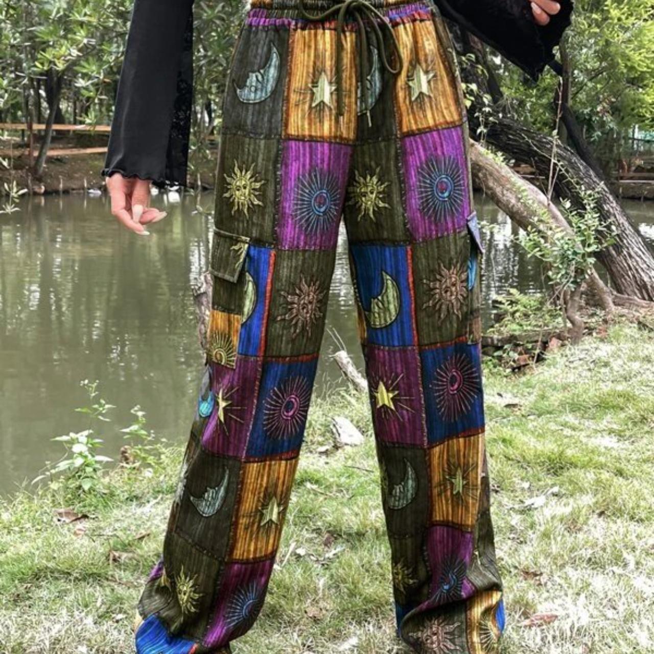 PUNK Grunge Patchwork Cargo Pants! 🌼 Color:... - Depop