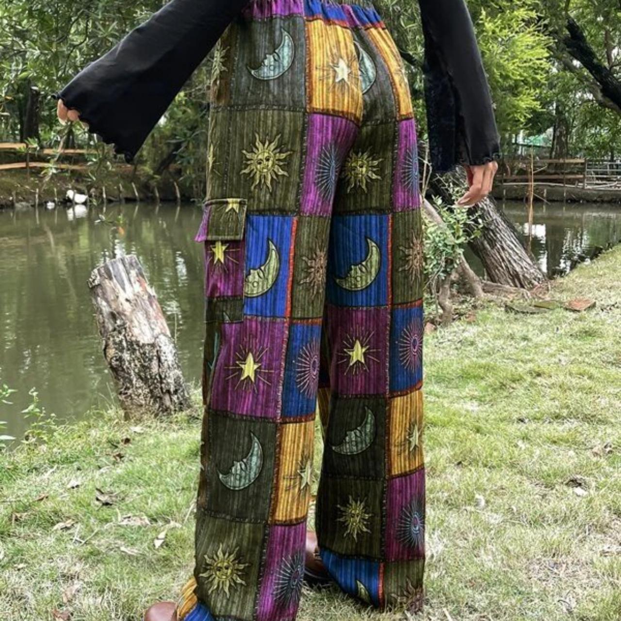 PUNK Grunge Patchwork Cargo Pants! 🌼 Color:... - Depop