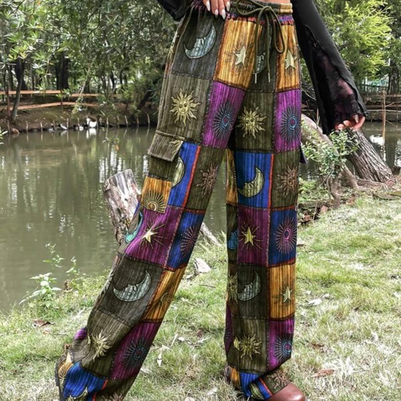 PUNK Grunge Patchwork Cargo Pants! 🌼 Color:... - Depop