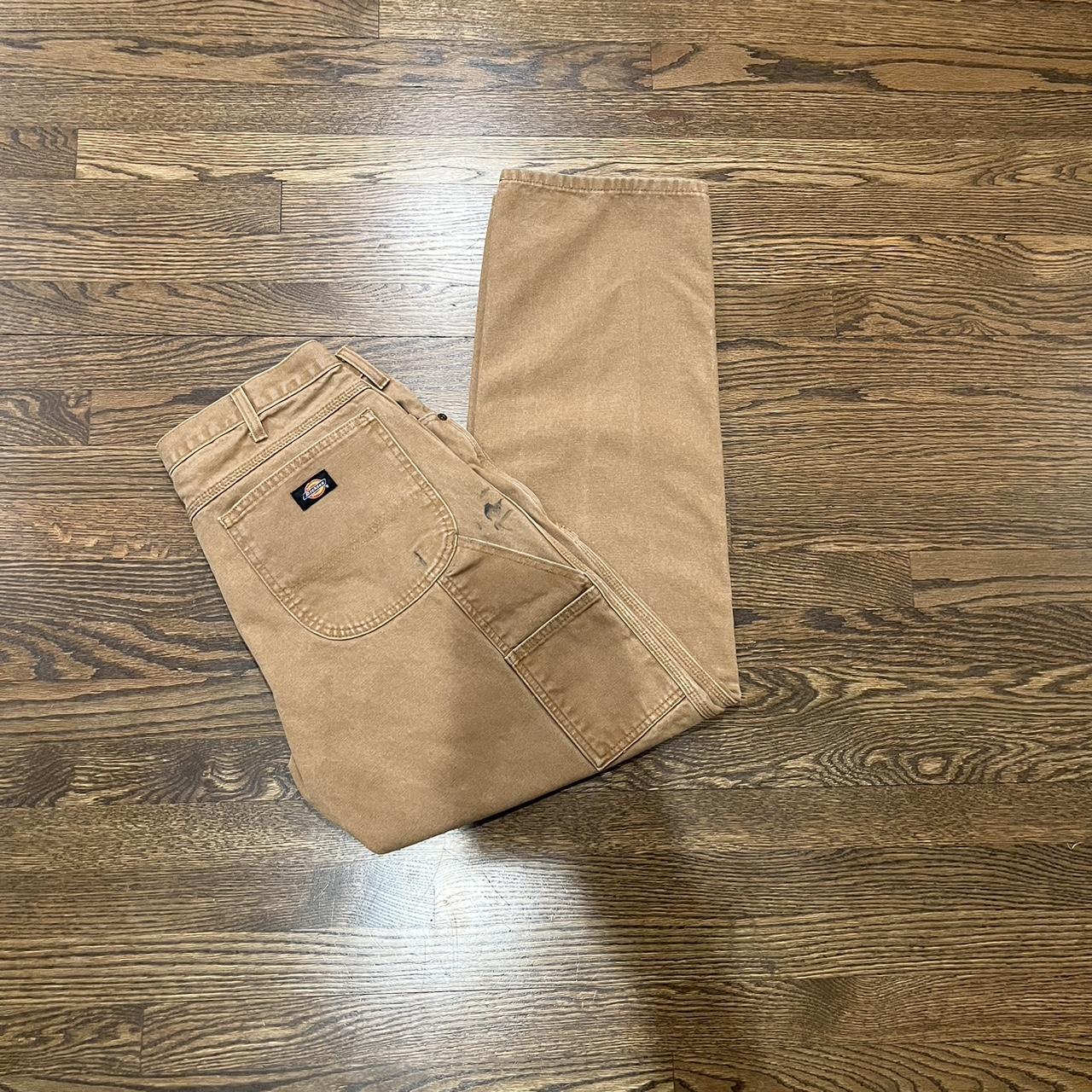 Tan/Cream Dickies Carpenter Pants Feel free to send... - Depop