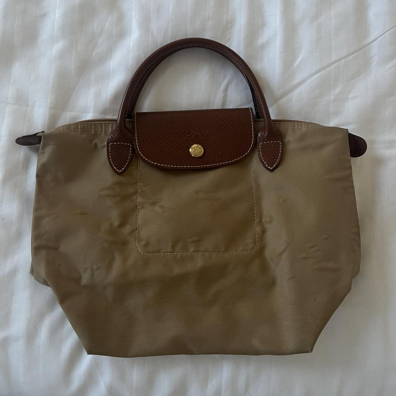 Beige 🥯 Small Longchamp Classic Bag in sz Small... - Depop