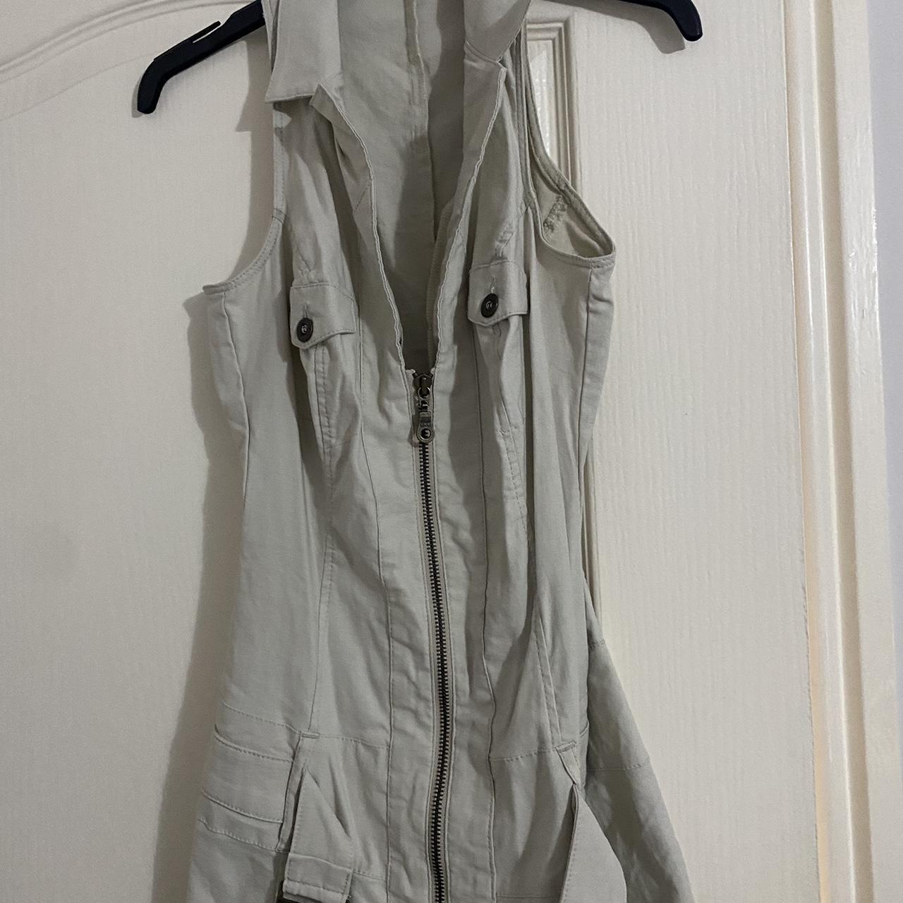 Vintage jane Norman beige utility dress. Really... - Depop