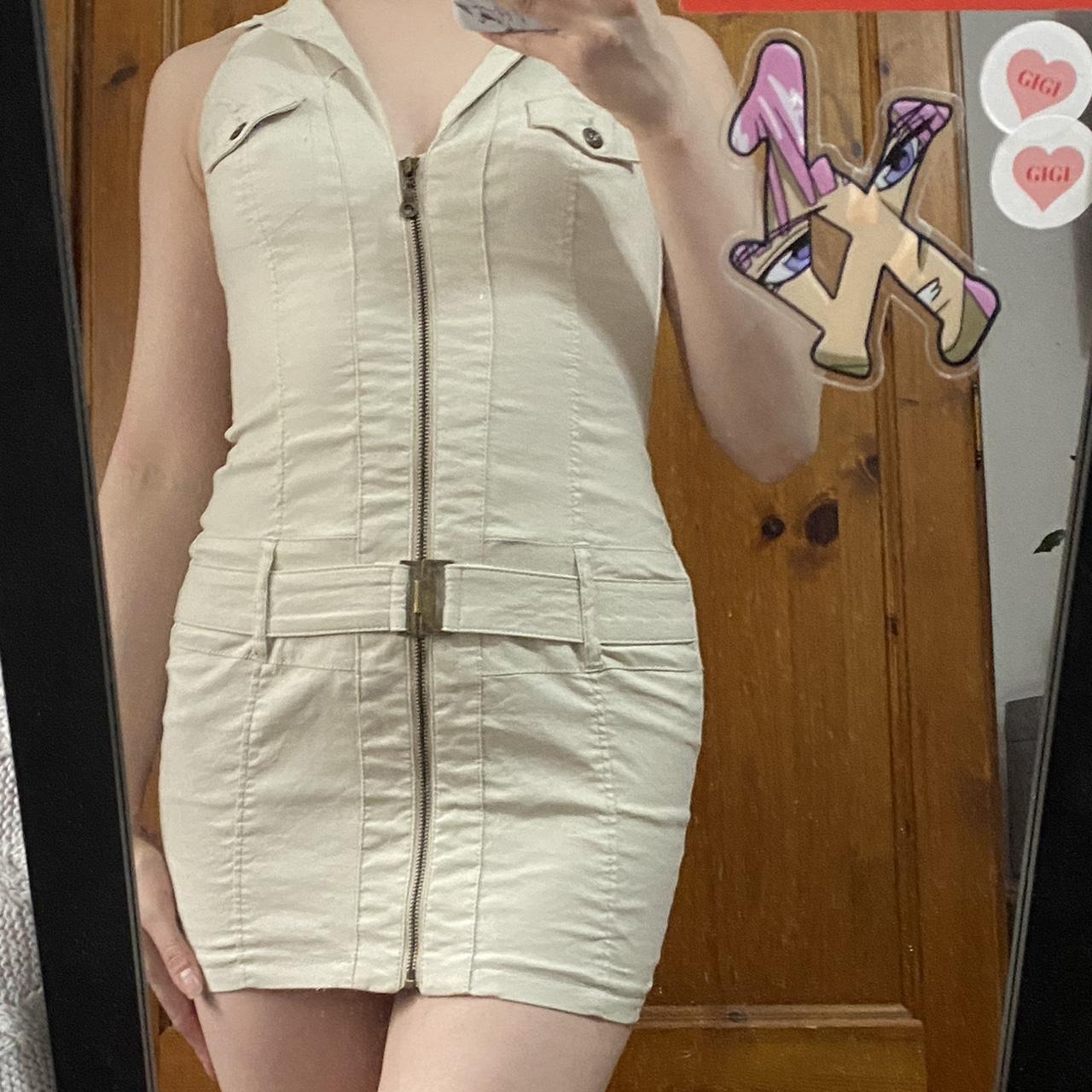 Vintage jane Norman beige utility dress. Really... - Depop