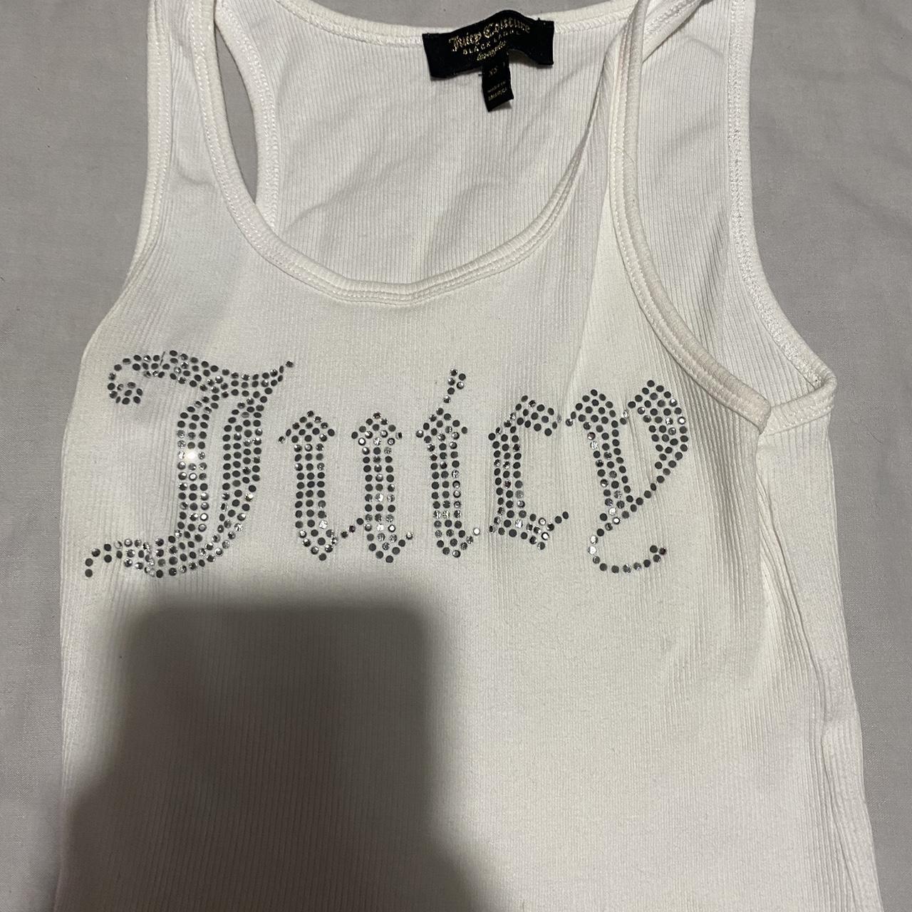 Juicy rhinestone vest top. This is full length.... - Depop