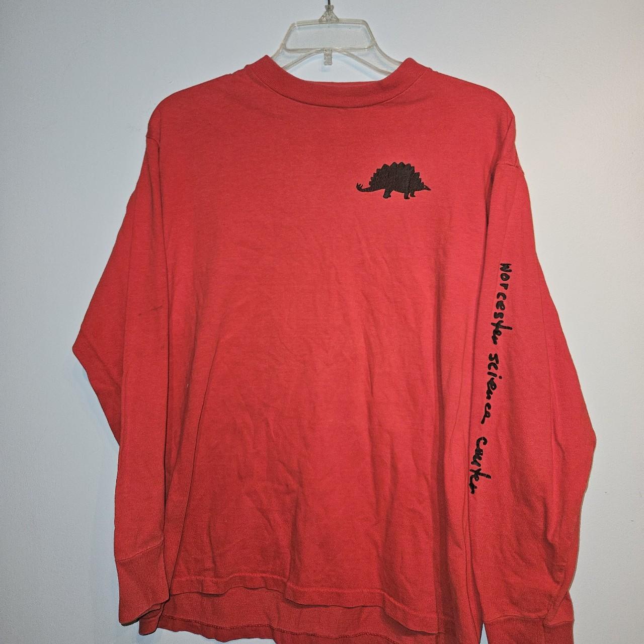 WORCESTER SCIENCE CENTER STEGASAURUS LONG SLEEVE... - Depop