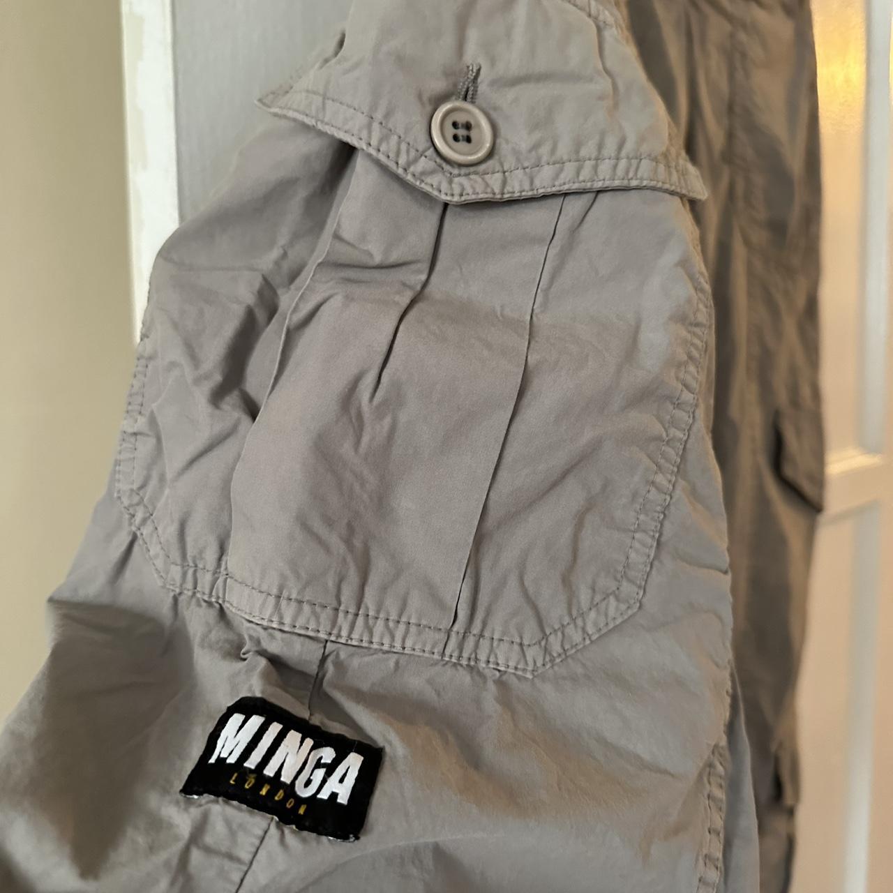 Minga London GREY Y2K CARGO PANTS, Size 30” Women... - Depop