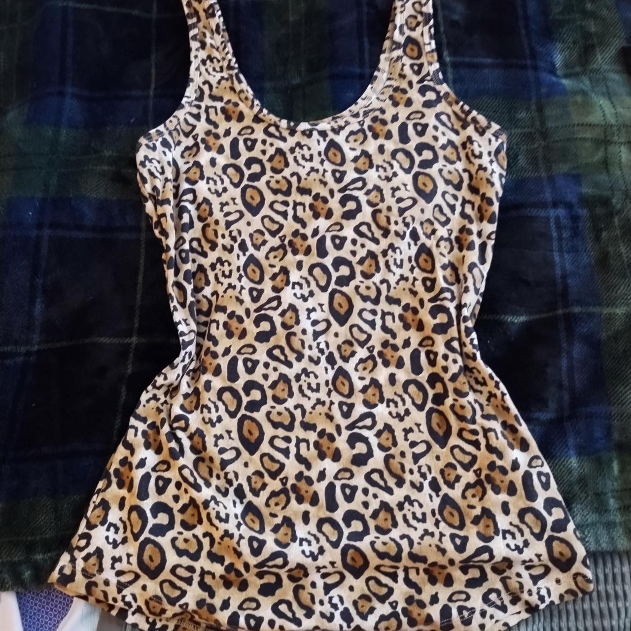 No boundaries cheetah print tank top perfect for Y2K... - Depop
