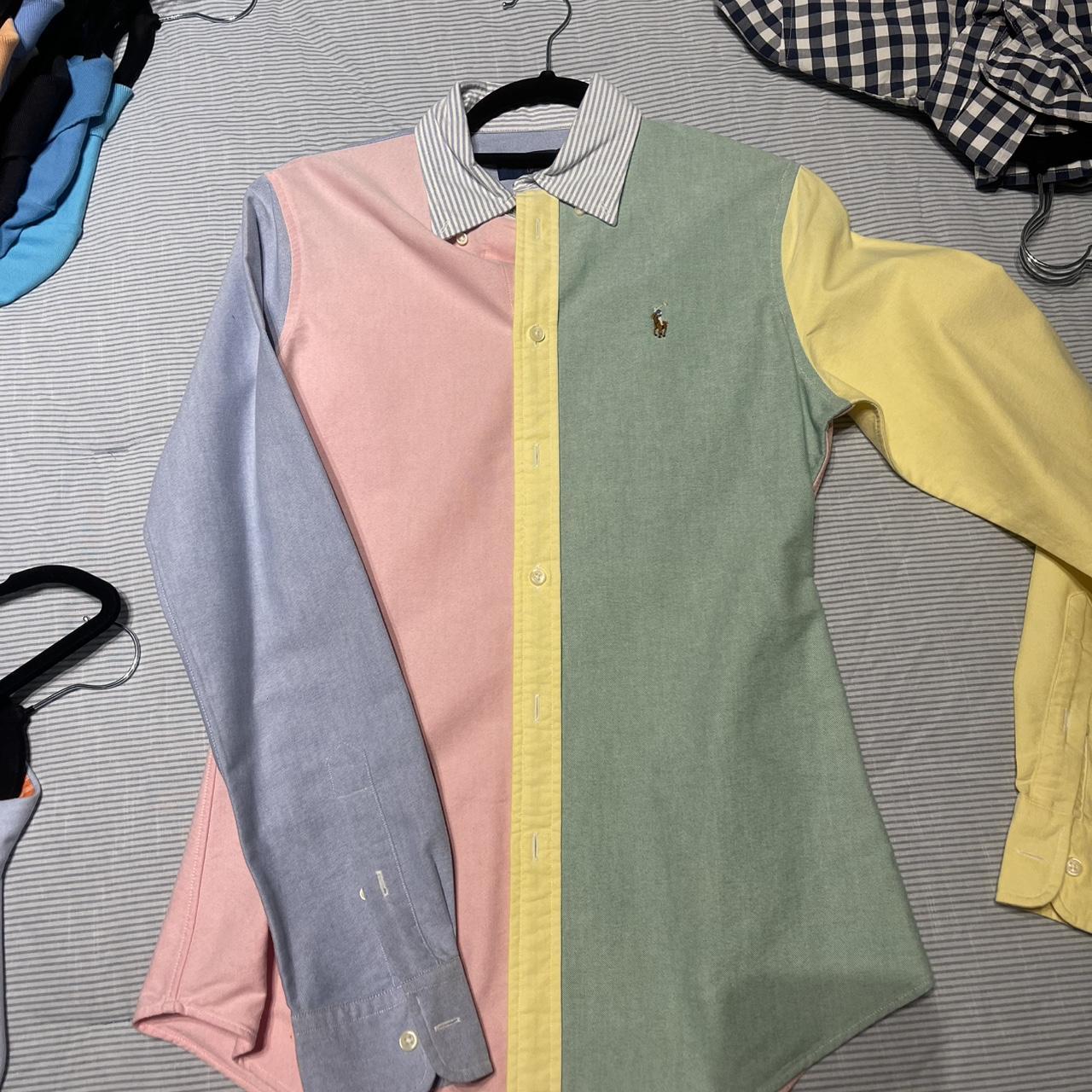 Ralph Lauren multi-coloured button-up shirt | Depop