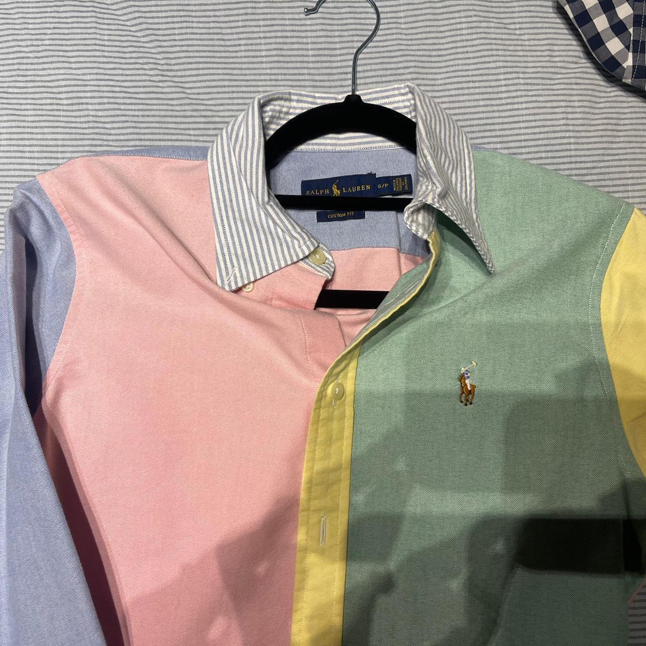 Ralph Lauren multi-coloured button-up shirt | Depop