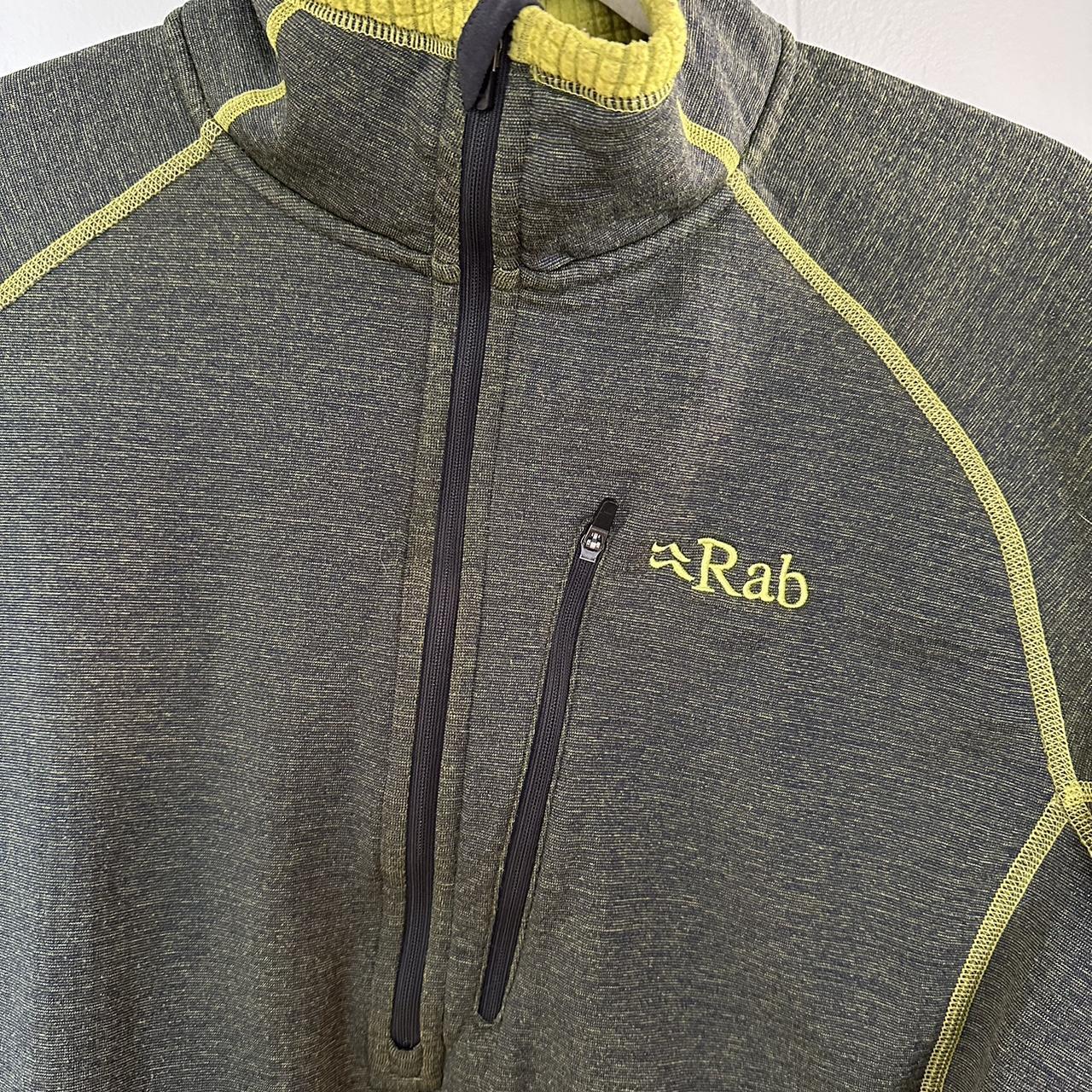 Men’s Rab Nucleus pull on quarter zip. Grid fleece... - Depop