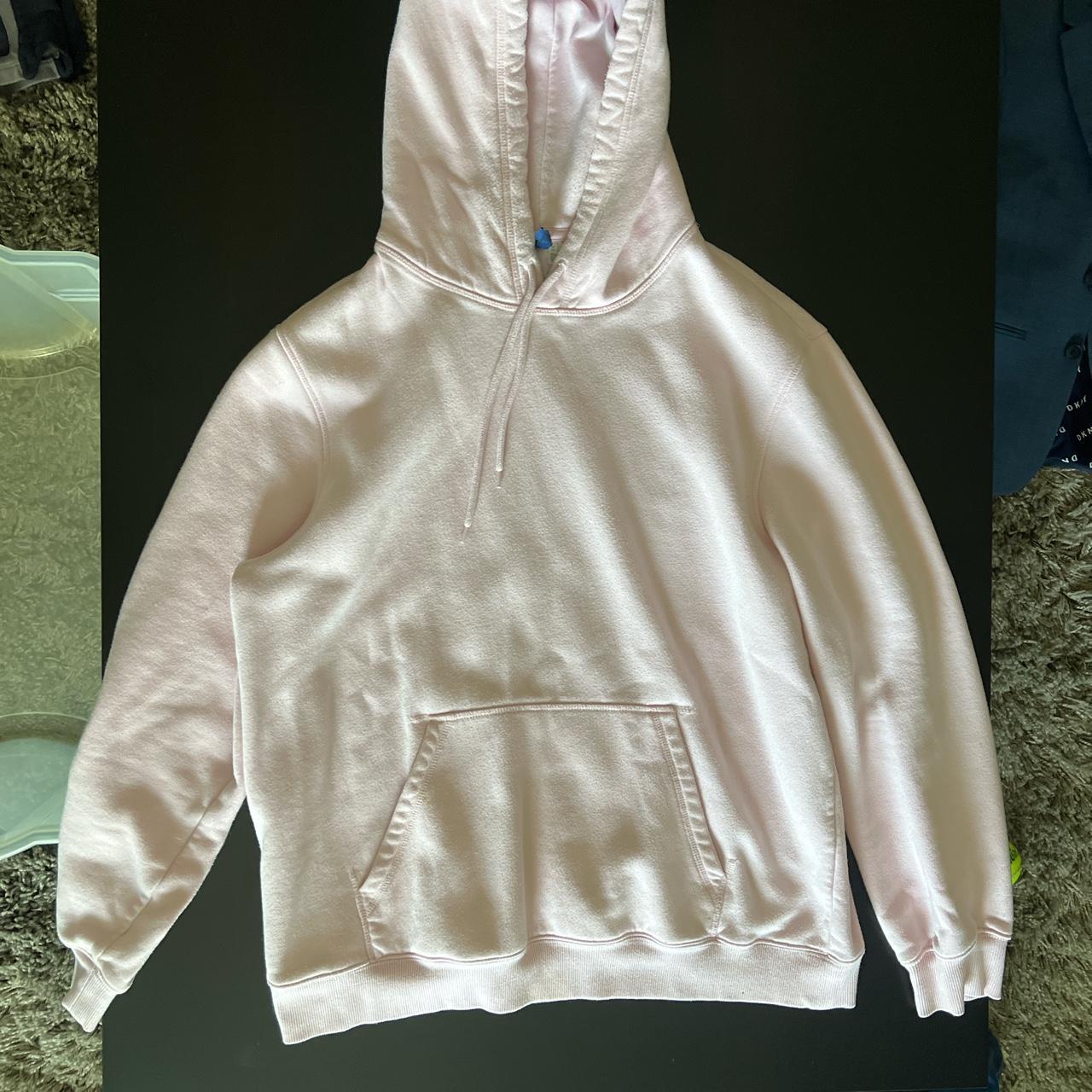large light pink divided h&m hoodie - Depop