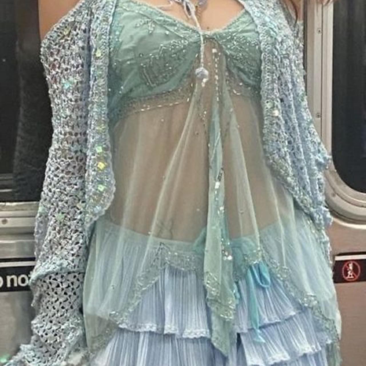 Siren core / mermaid core outfit style bundle!... - Depop