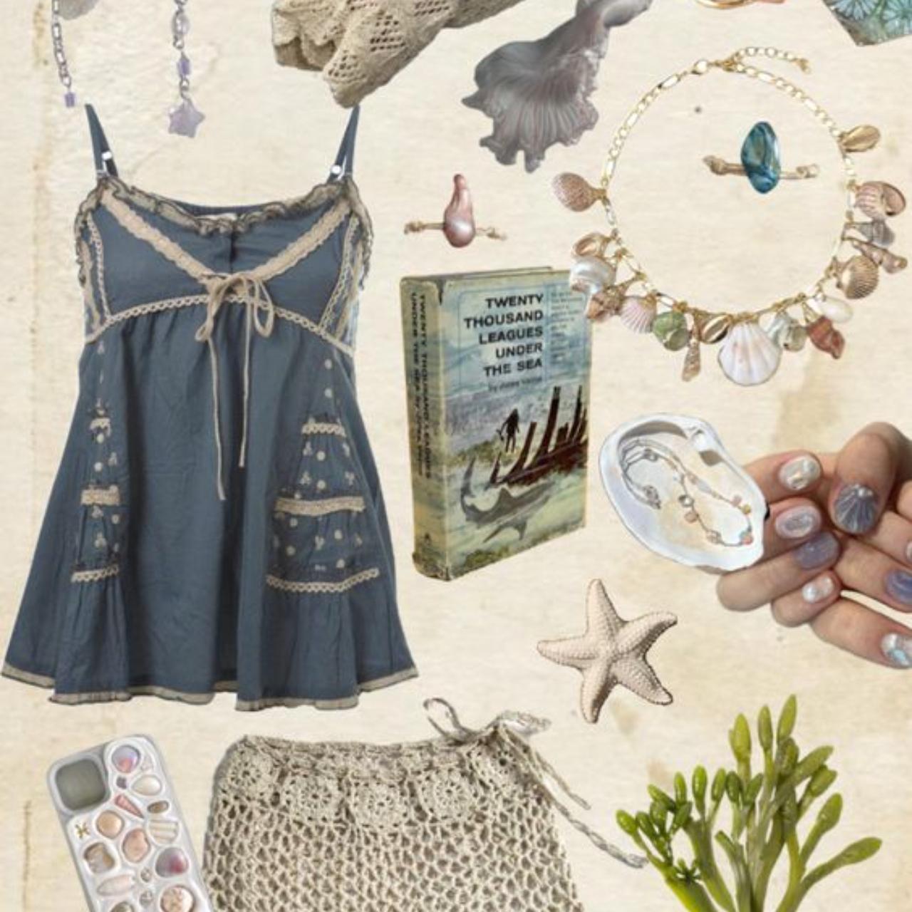 Siren core / mermaid core outfit style bundle!... - Depop