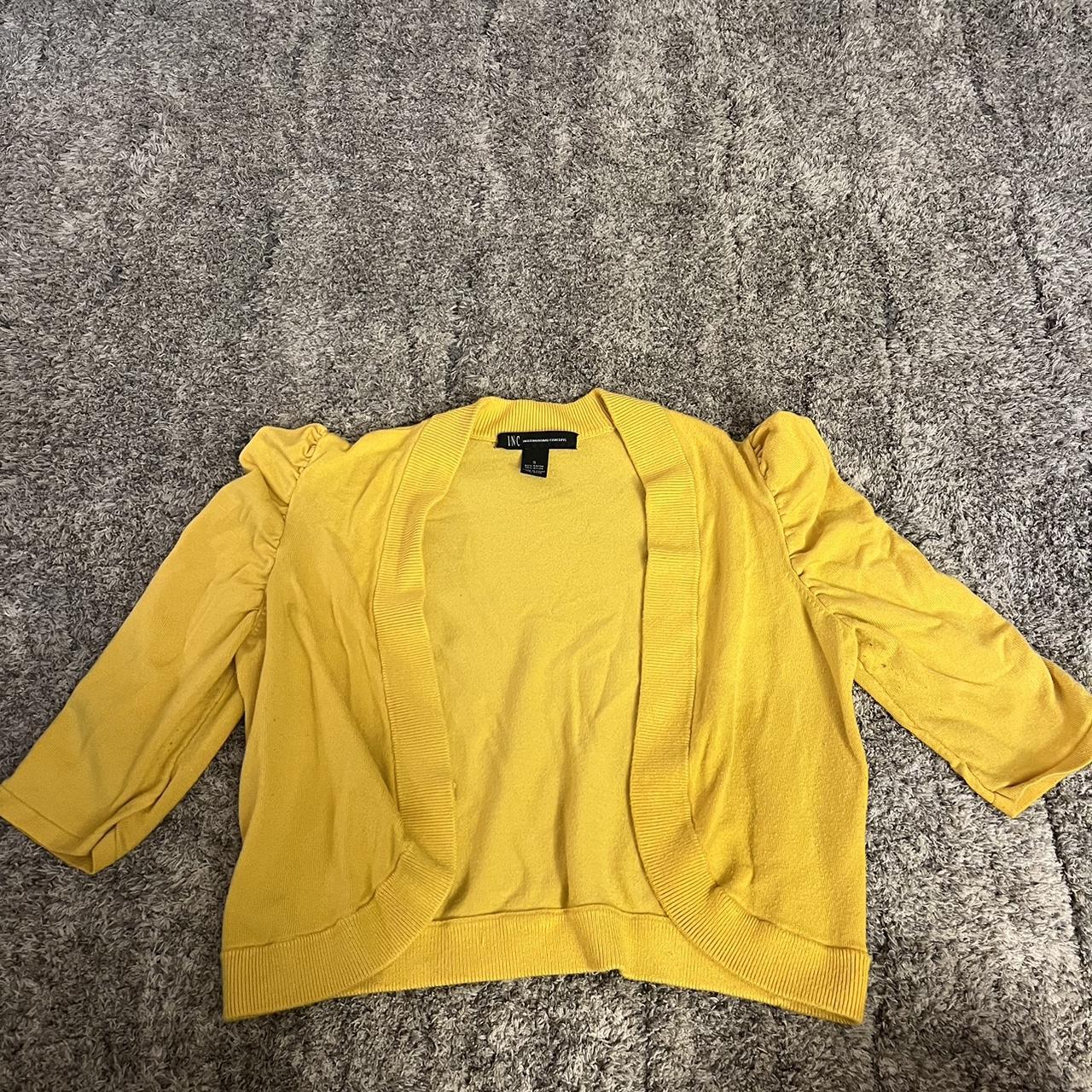 Super cute yellow jacket!! Perfect to complete a... - Depop