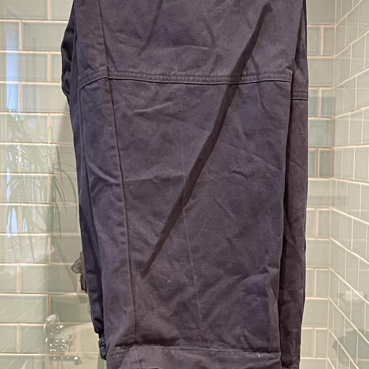 Umbro grey and white canvas tracksuit bottoms.... - Depop