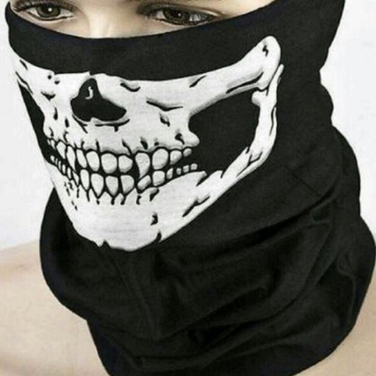 NWT Skull Face Mask Outdoor Riding Mask Bicycle Ski... - Depop