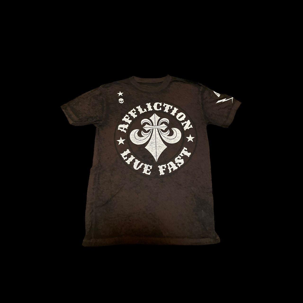 Affliction T-Shirt Size Large Tags: Affliction... - Depop